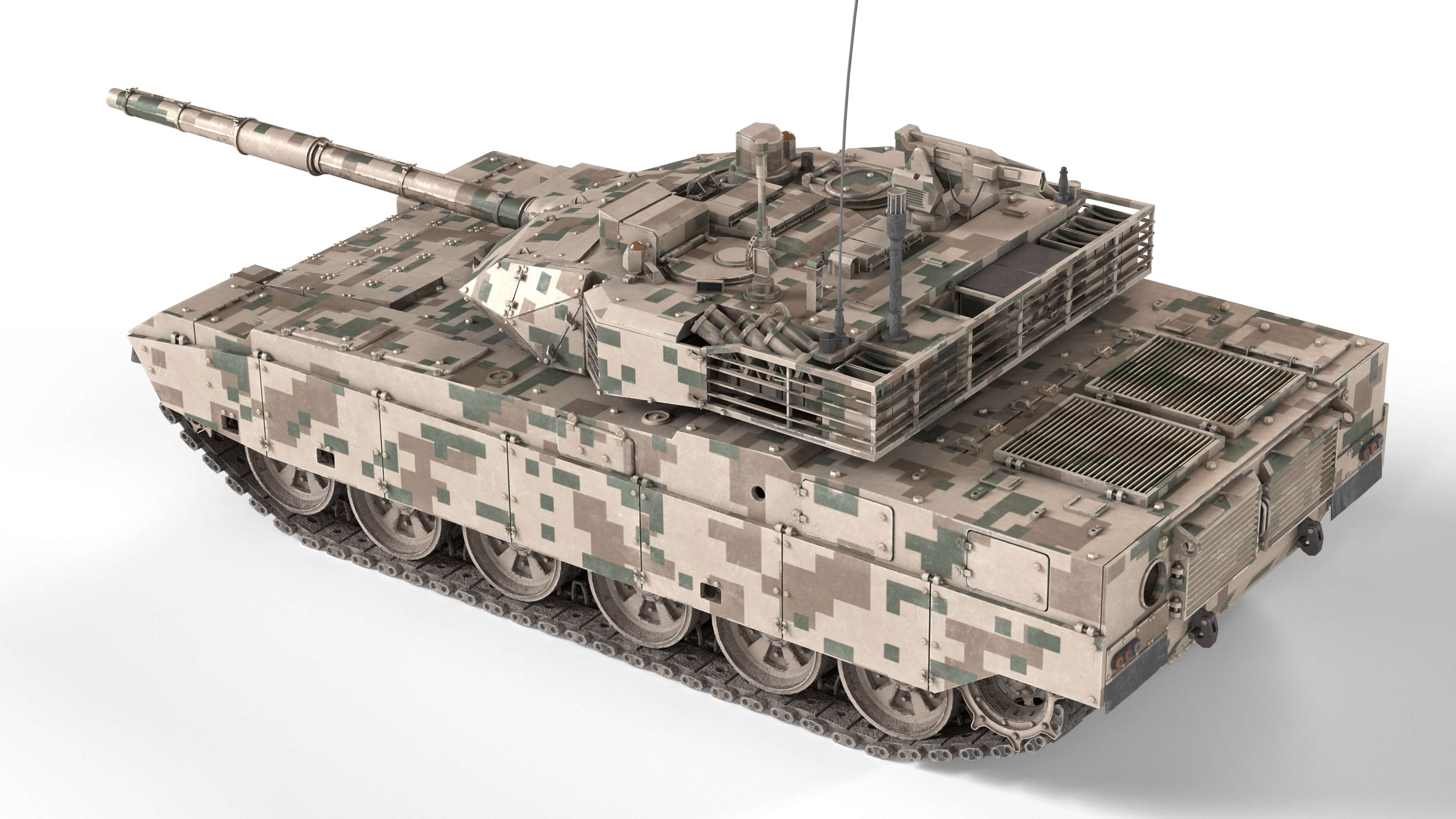 Norinco VT-4 Tank 3D Model by 3dstudio