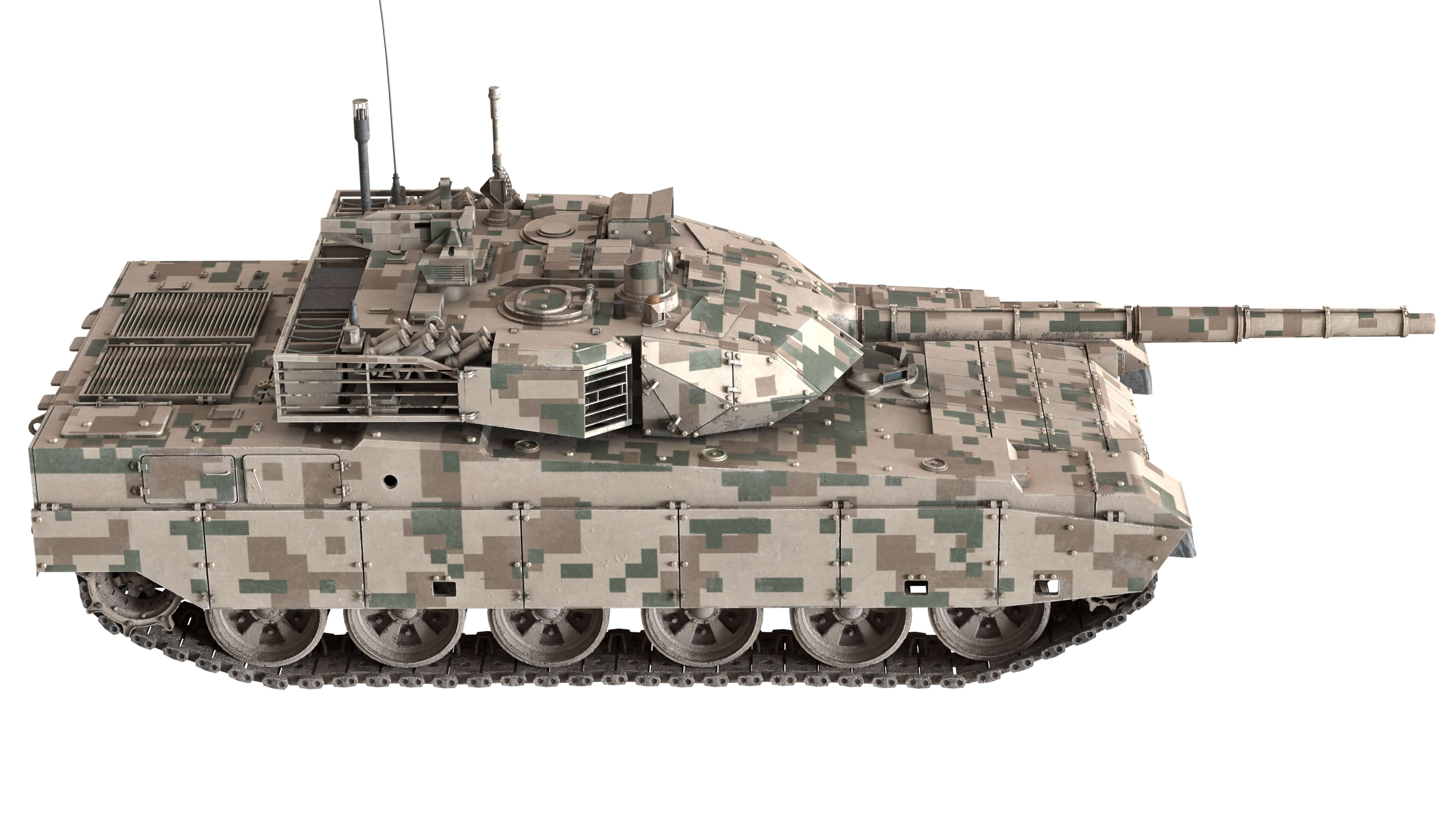 Norinco VT-4 Tank 3D Model by 3dstudio