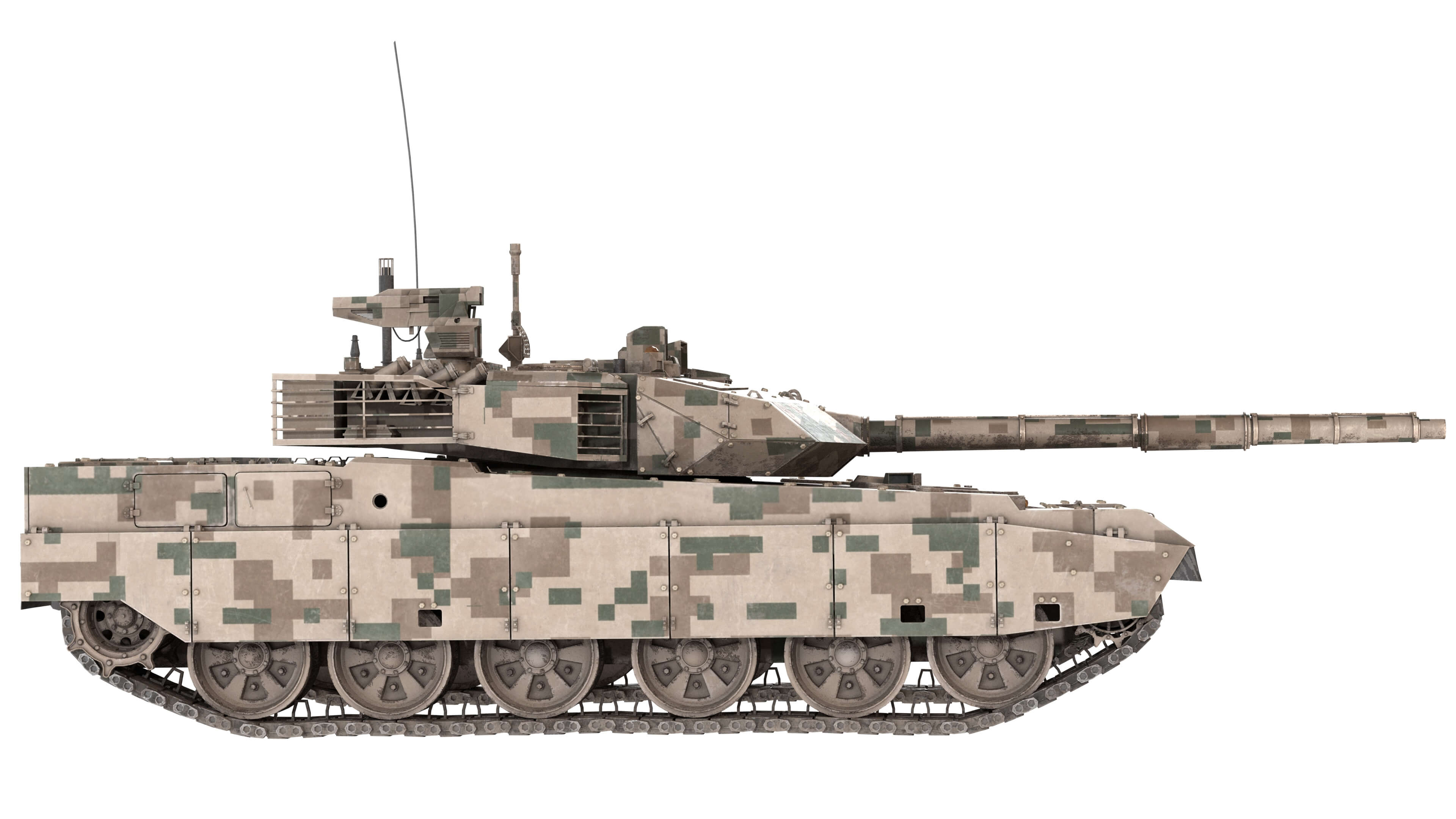 Norinco VT-4 Tank 3D Model by 3dstudio