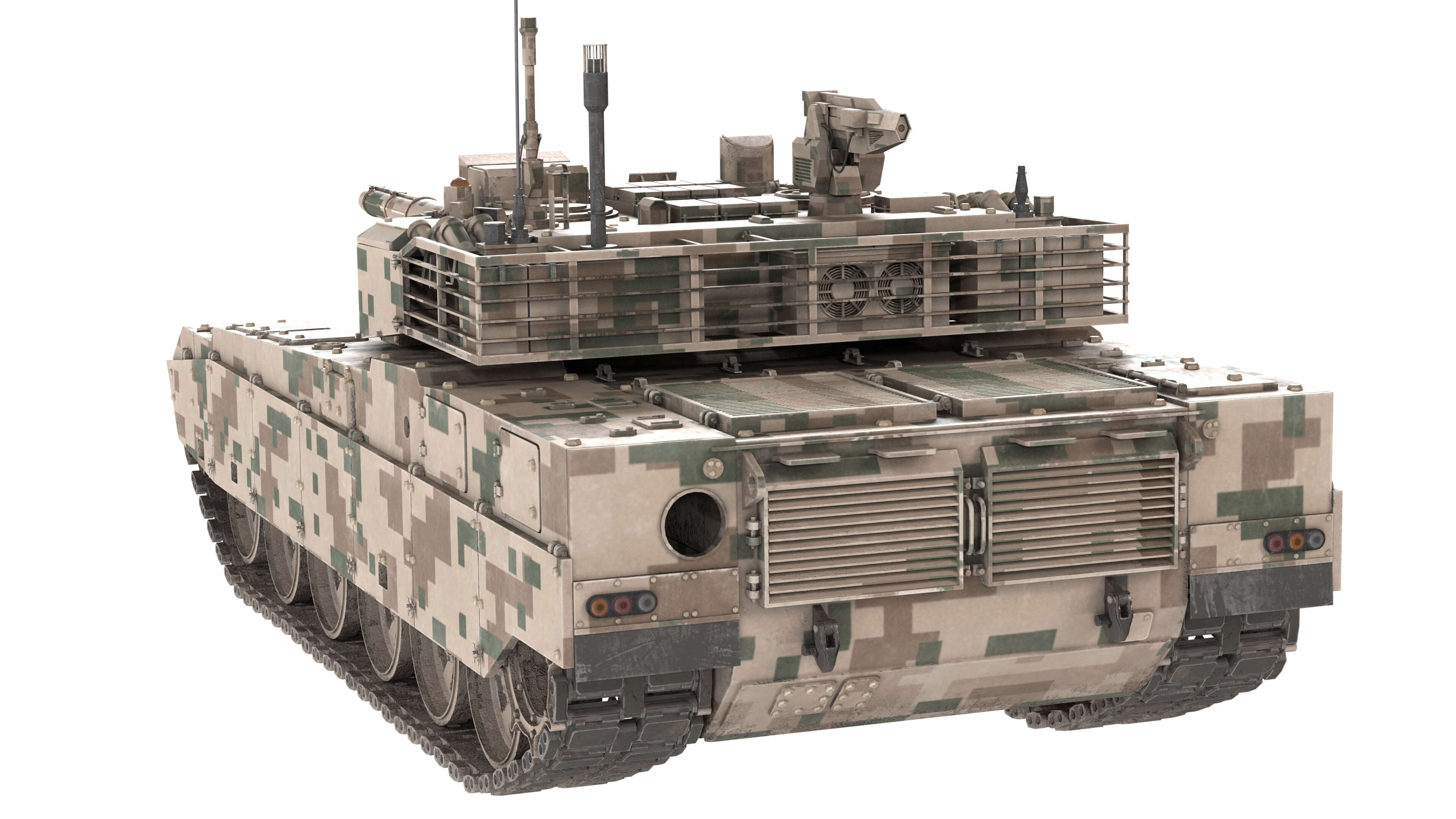 Norinco VT-4 Tank 3D Model by 3dstudio