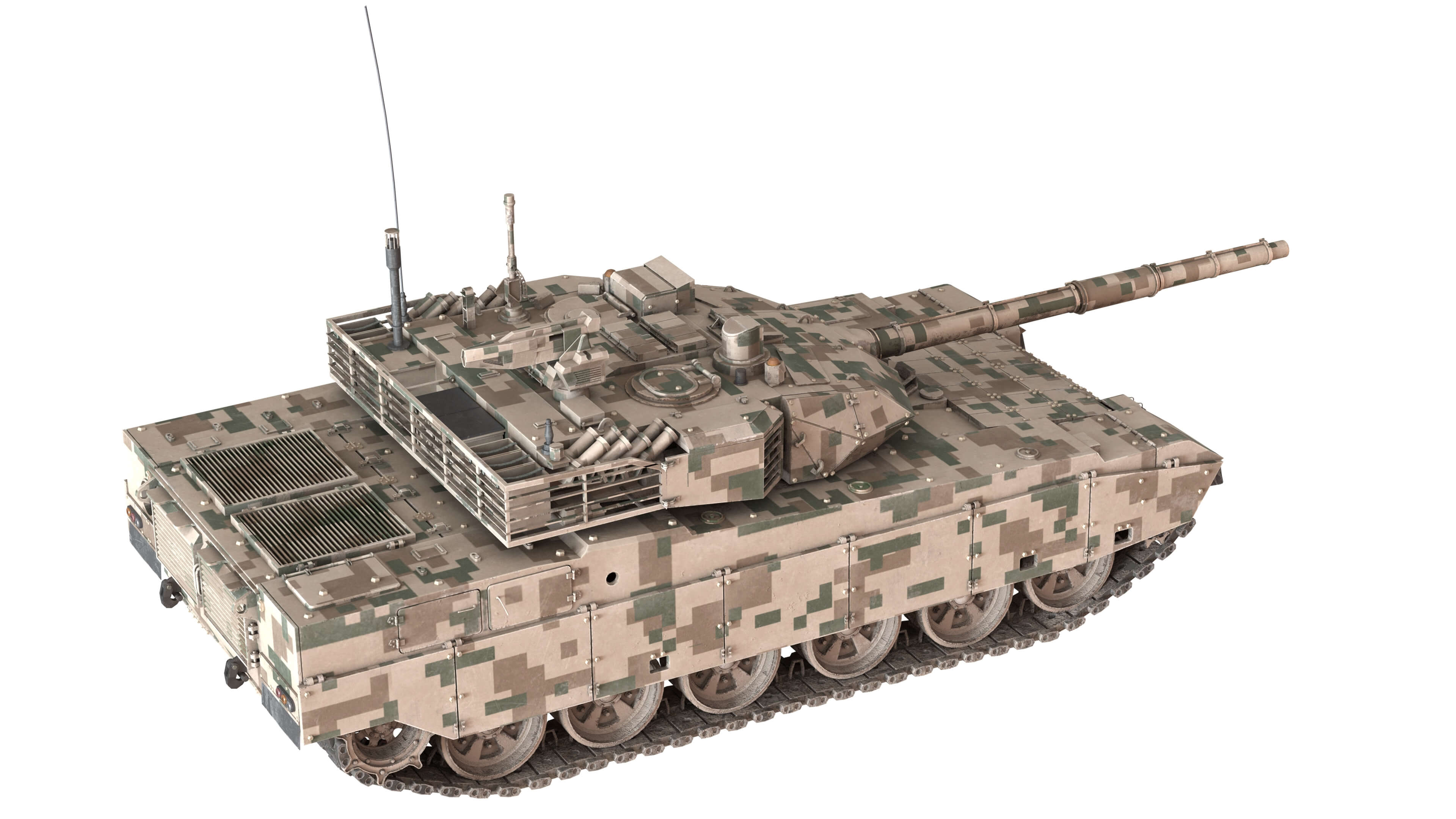 Norinco VT-4 Tank 3D Model by 3dstudio