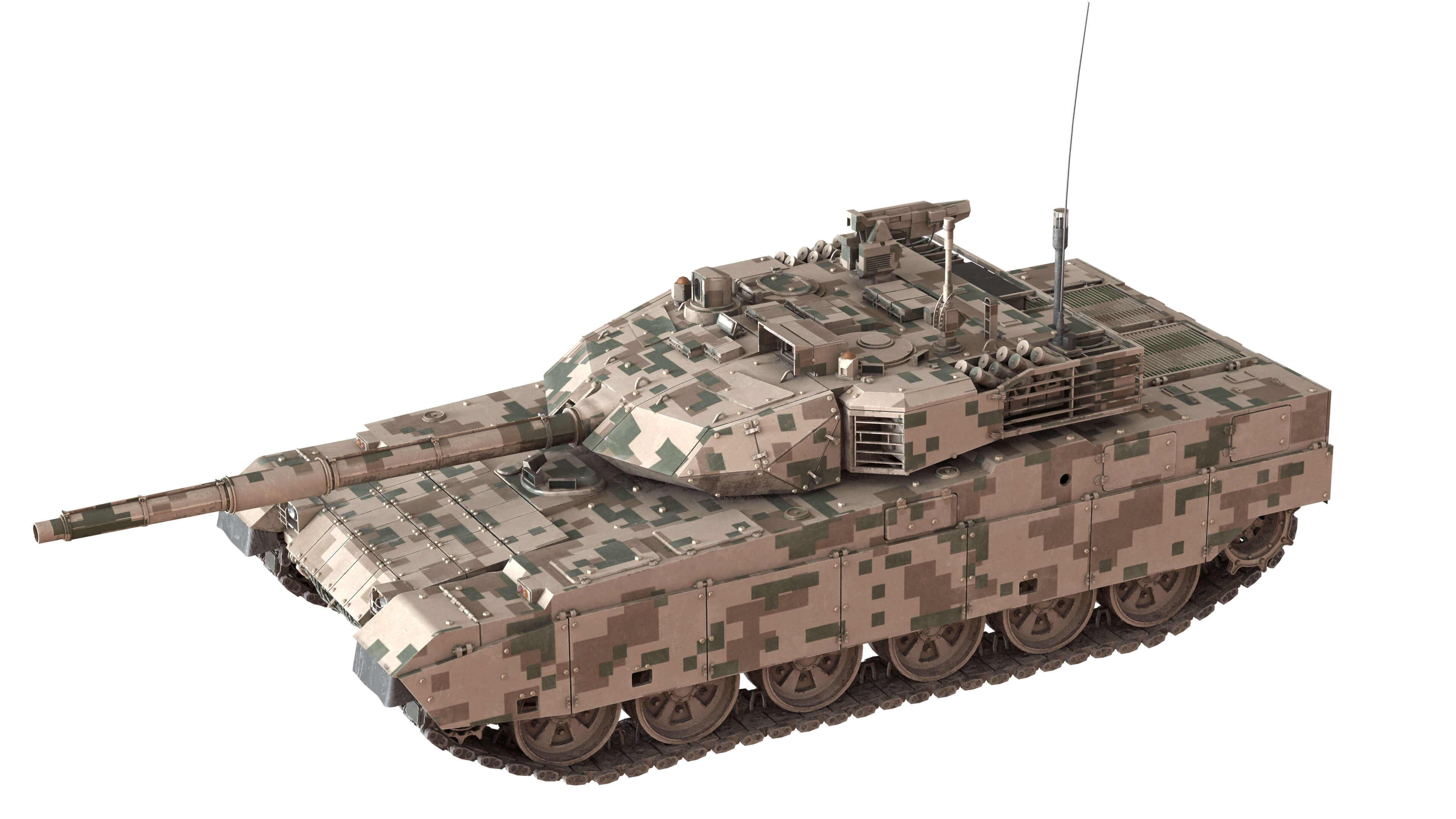 Norinco VT-4 Tank 3D Model by 3dstudio