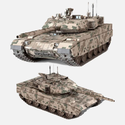 Norinco VT-4 Tank 3D Model by 3dstudio