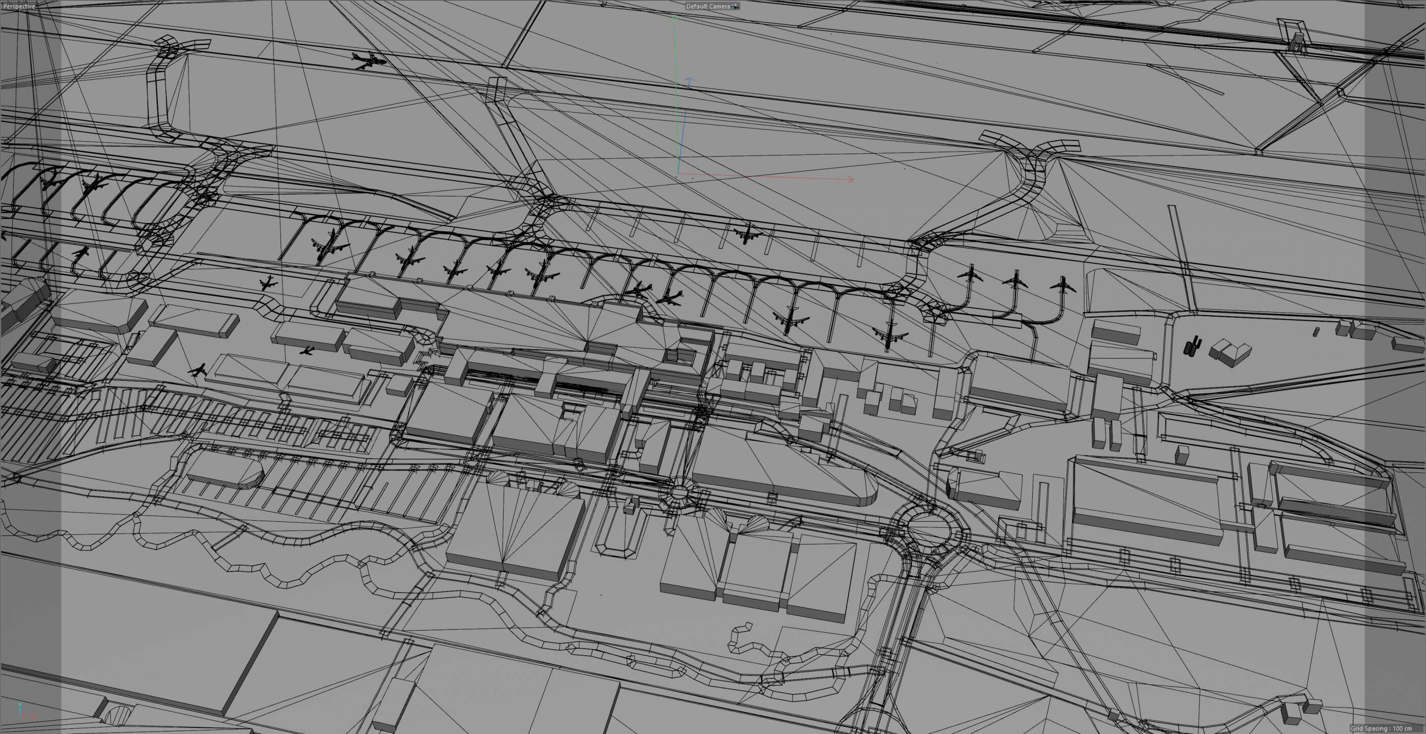 Nuremberg Airport 3D Model 10km by 3dstudio