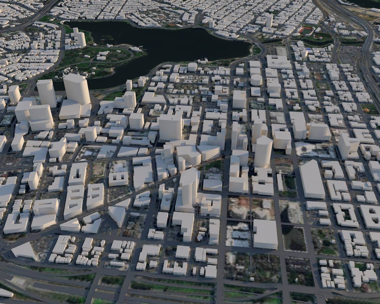 Oakland California - 3D Model by 3dstudio