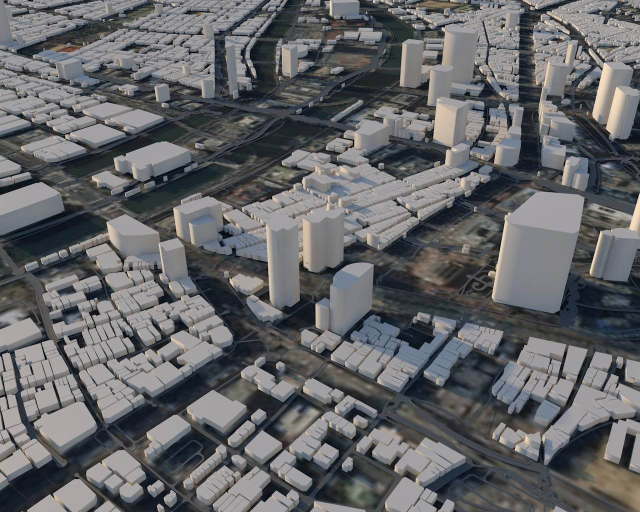 Osaka Japan - 3D Model by 3dstudio