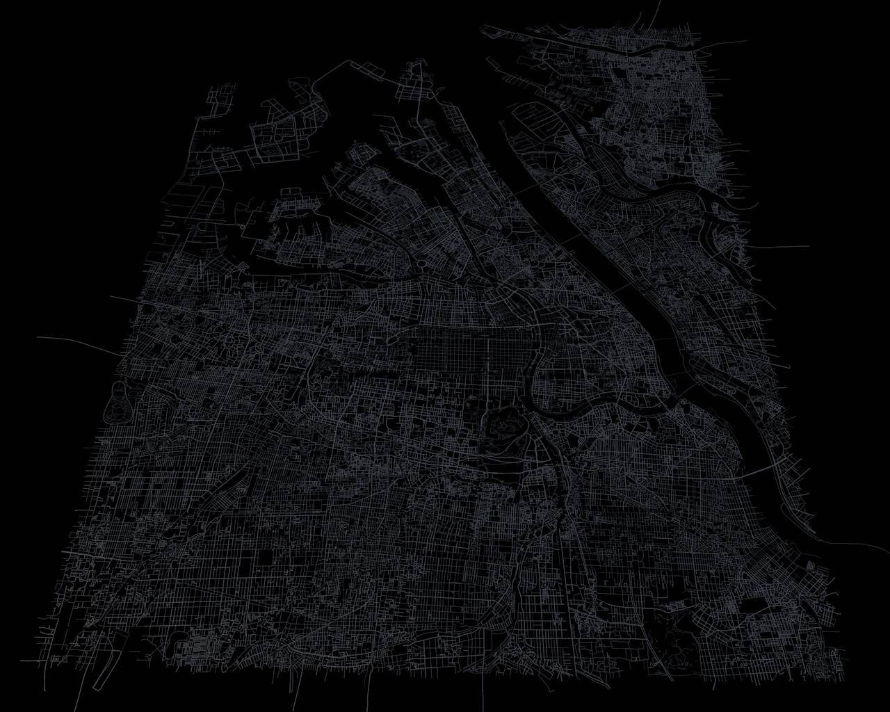 Osaka Japan - 3D Model by 3dstudio