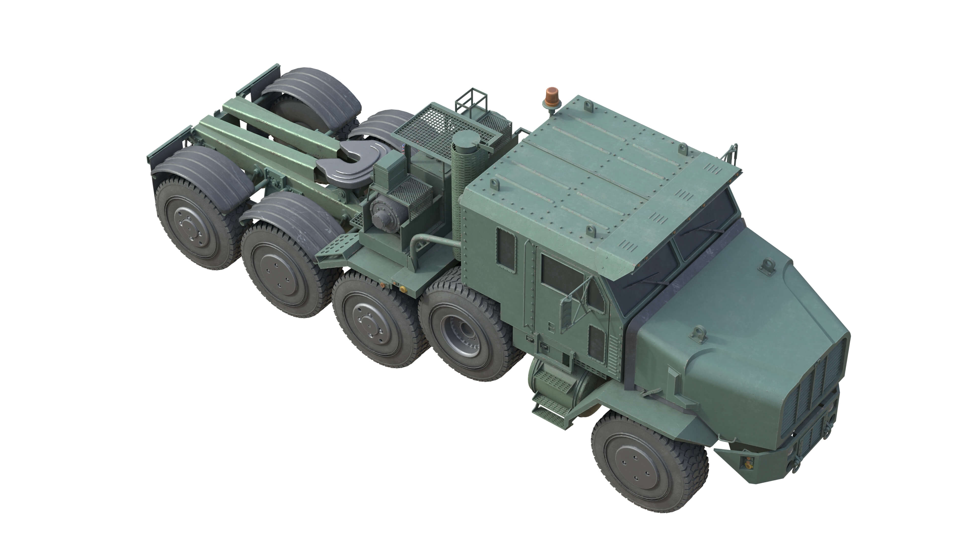 Oshkosh HET A1 Military Truck - 3D Model by 3dstudio
