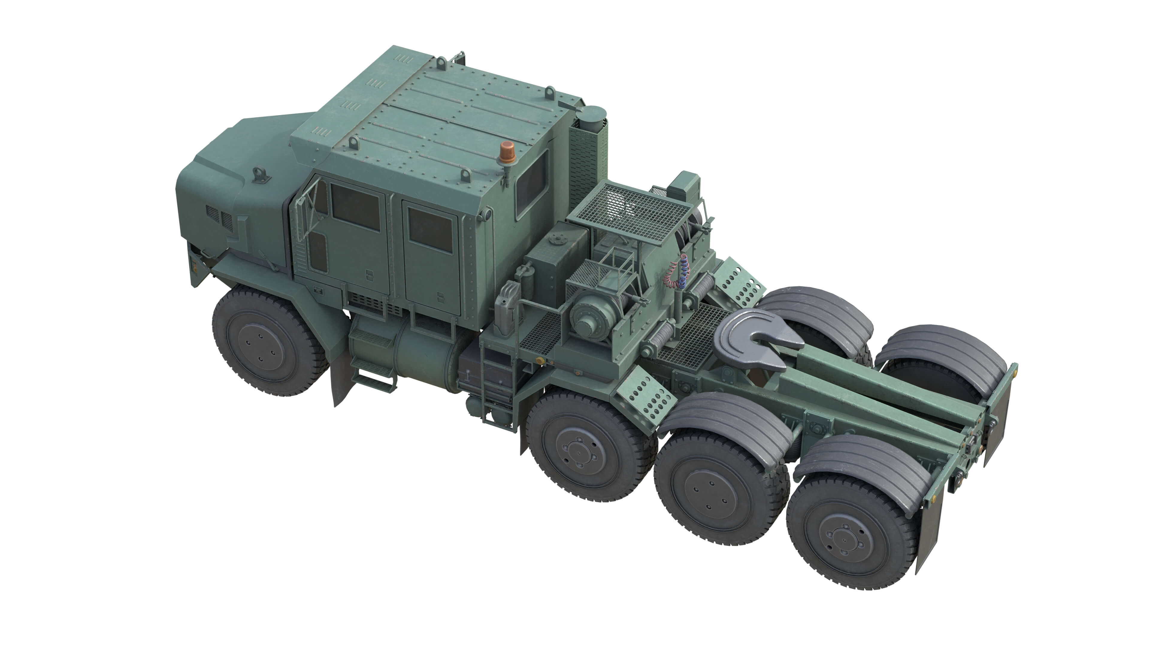 Oshkosh HET A1 Military Truck - 3D Model by 3dstudio