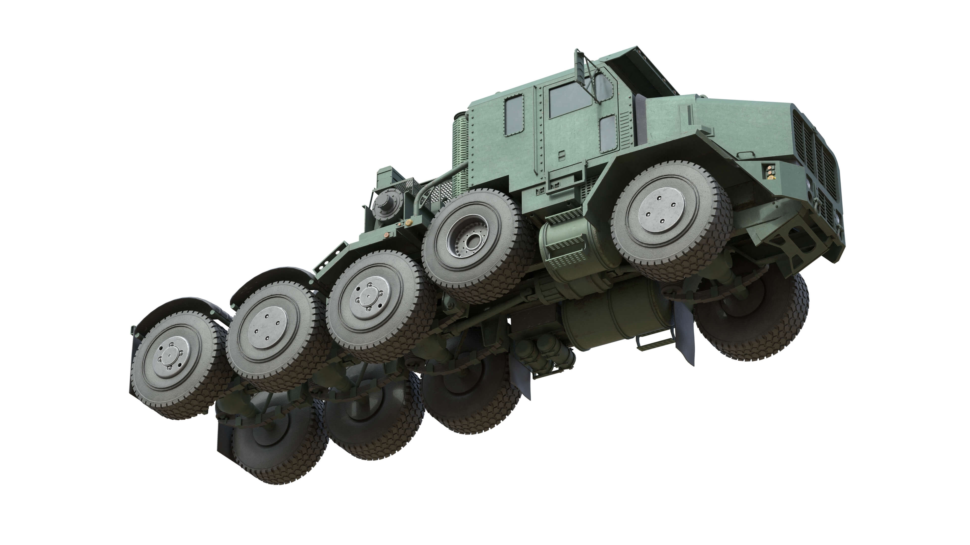 Oshkosh HET A1 Military Truck - 3D Model by 3dstudio