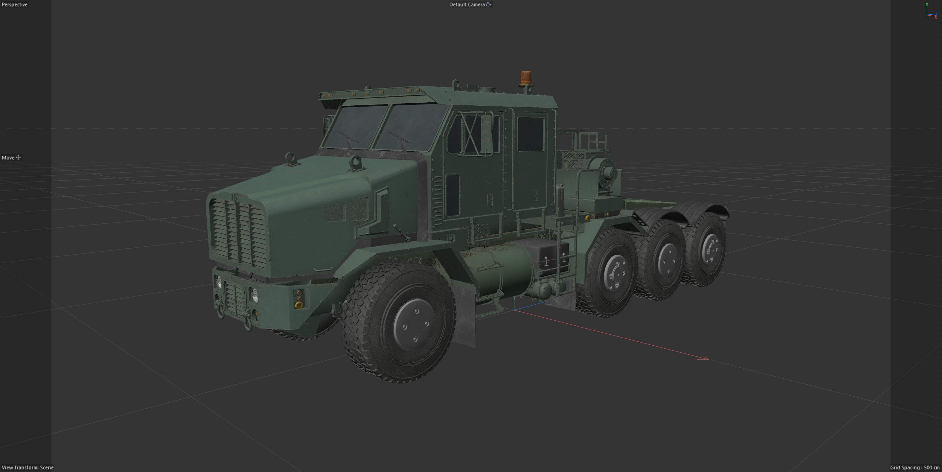 Oshkosh HET A1 Military Truck - 3D Model by 3dstudio