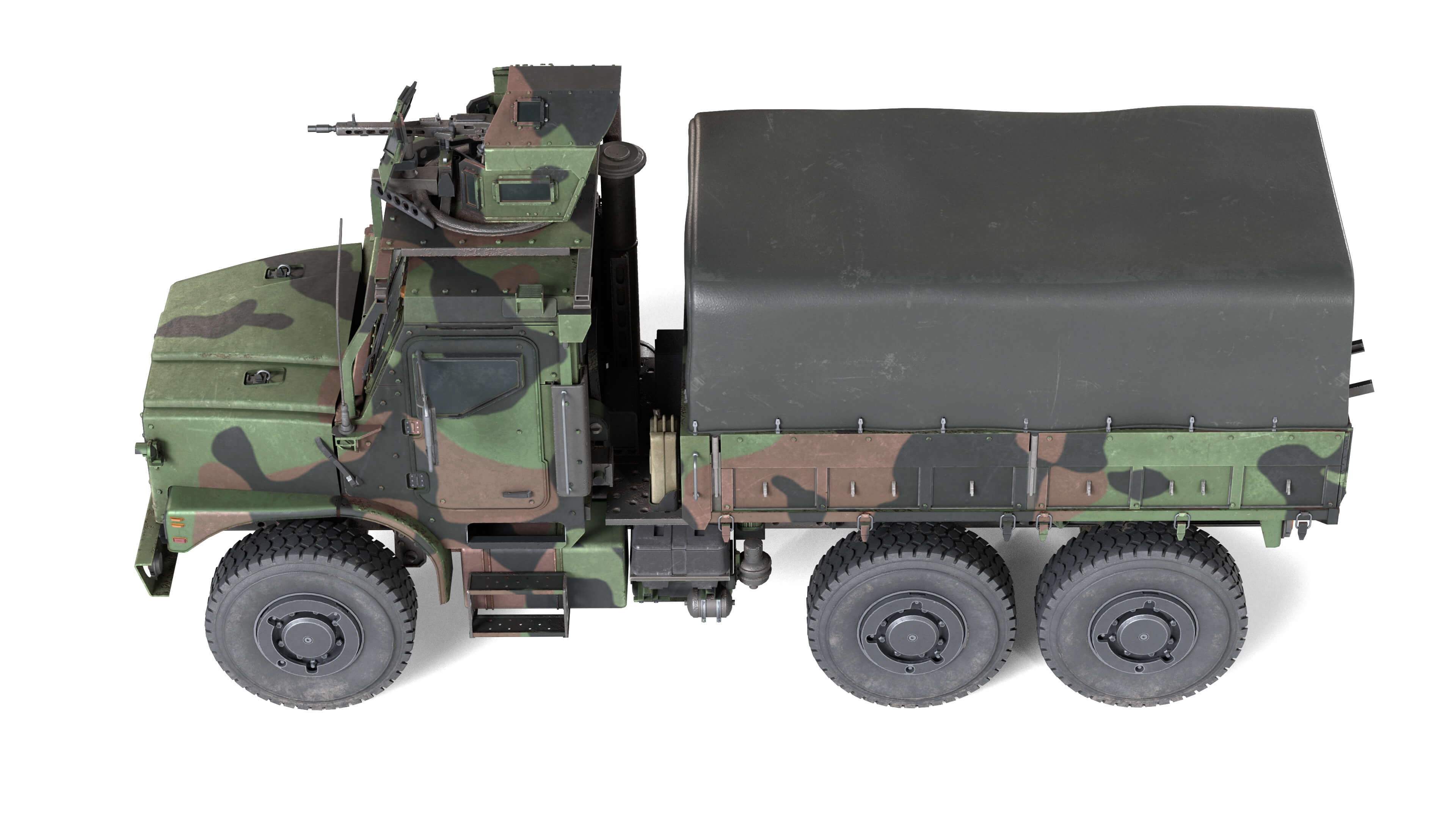 Oshkosh Mtvr AMK23 - 3D Model by 3dstudio