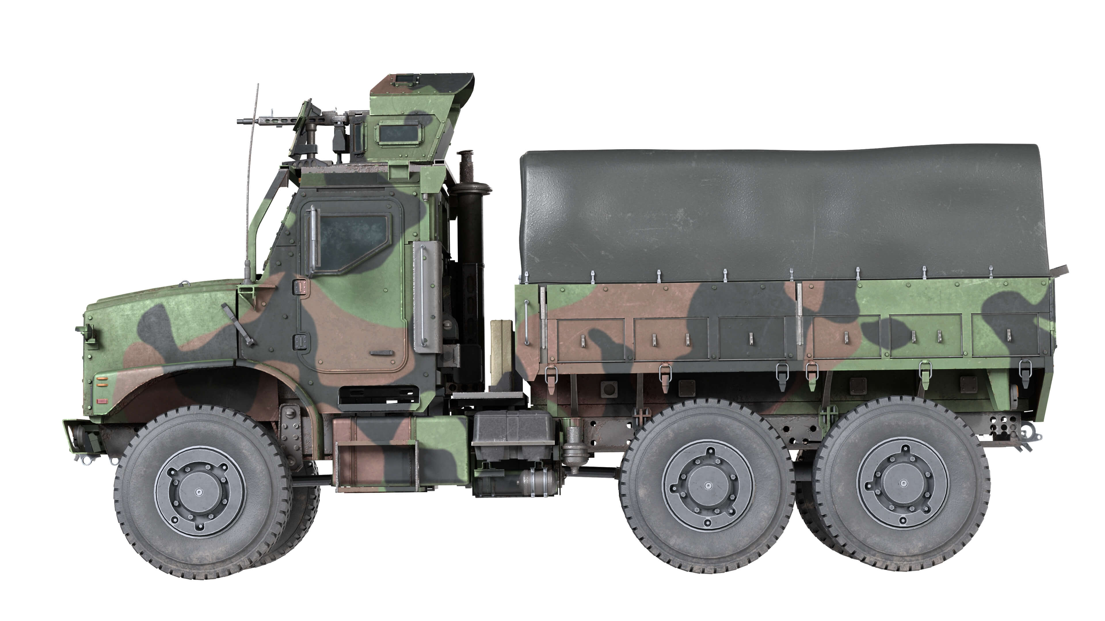 Oshkosh Mtvr AMK23 - 3D Model by 3dstudio