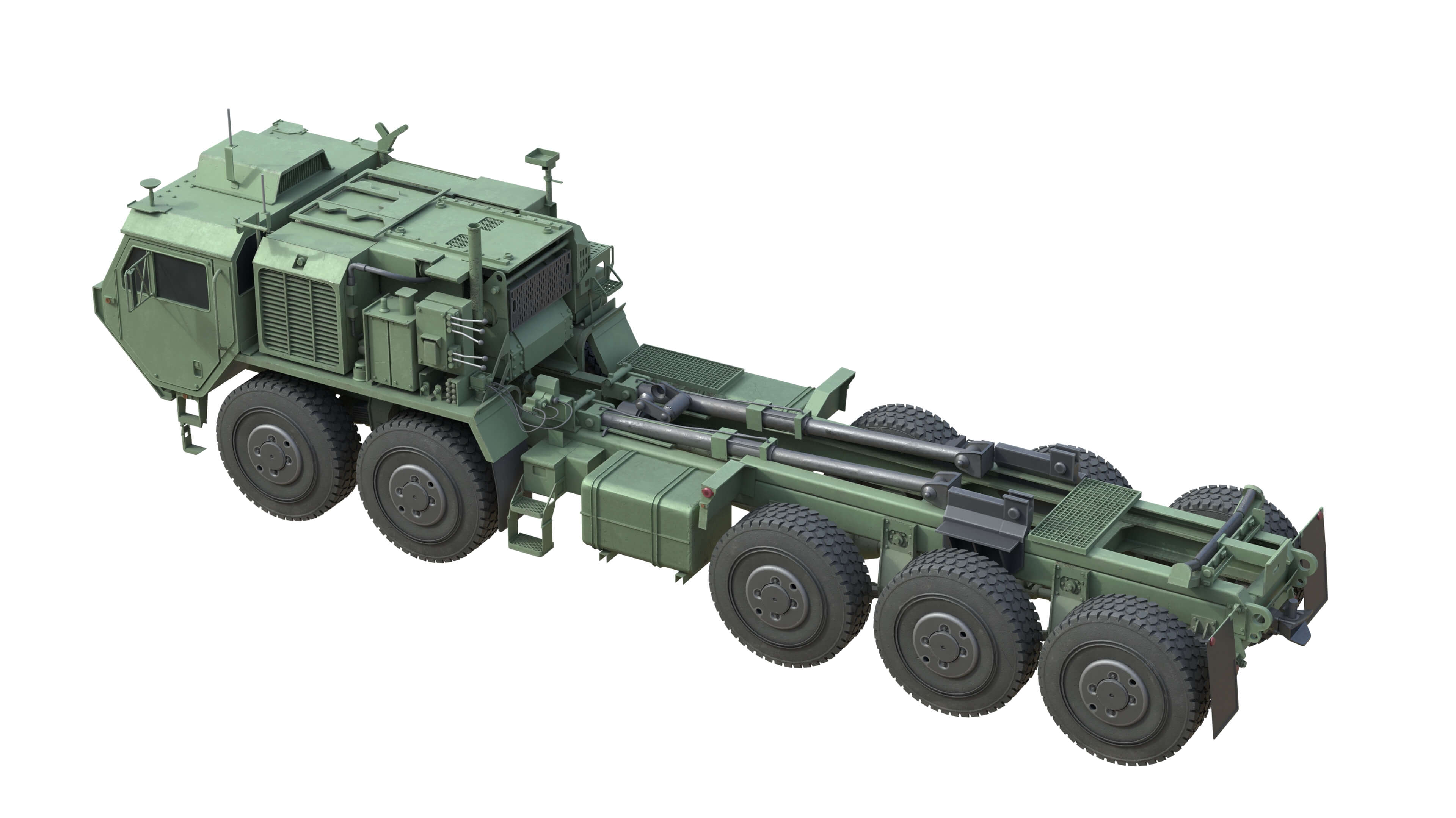 Oshkosh PLS A1 M1074A1 Container Truck - 3D Model by 3dstudio