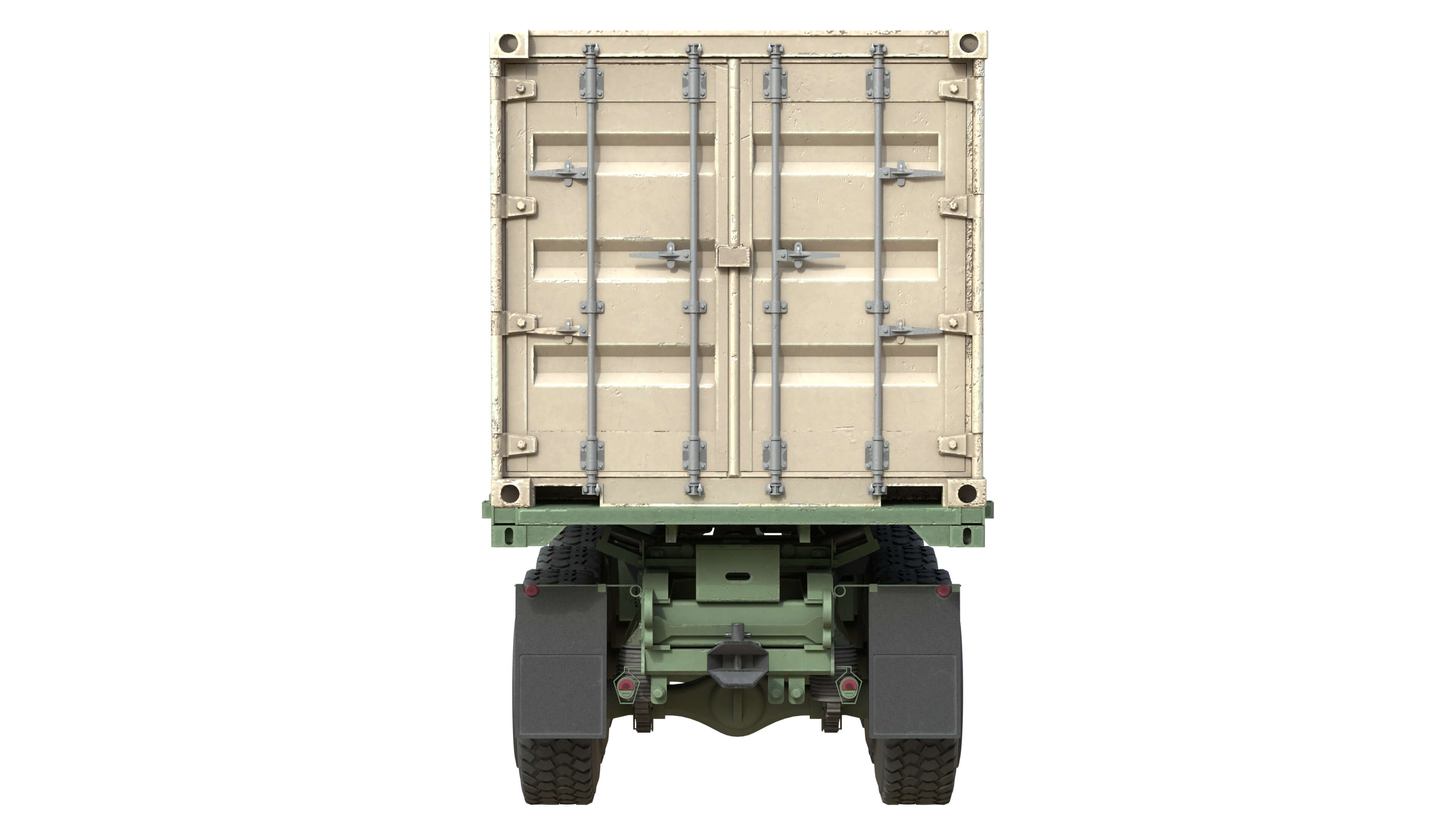 Oshkosh PLS A1 M1074A1 Container Truck - 3D Model by 3dstudio