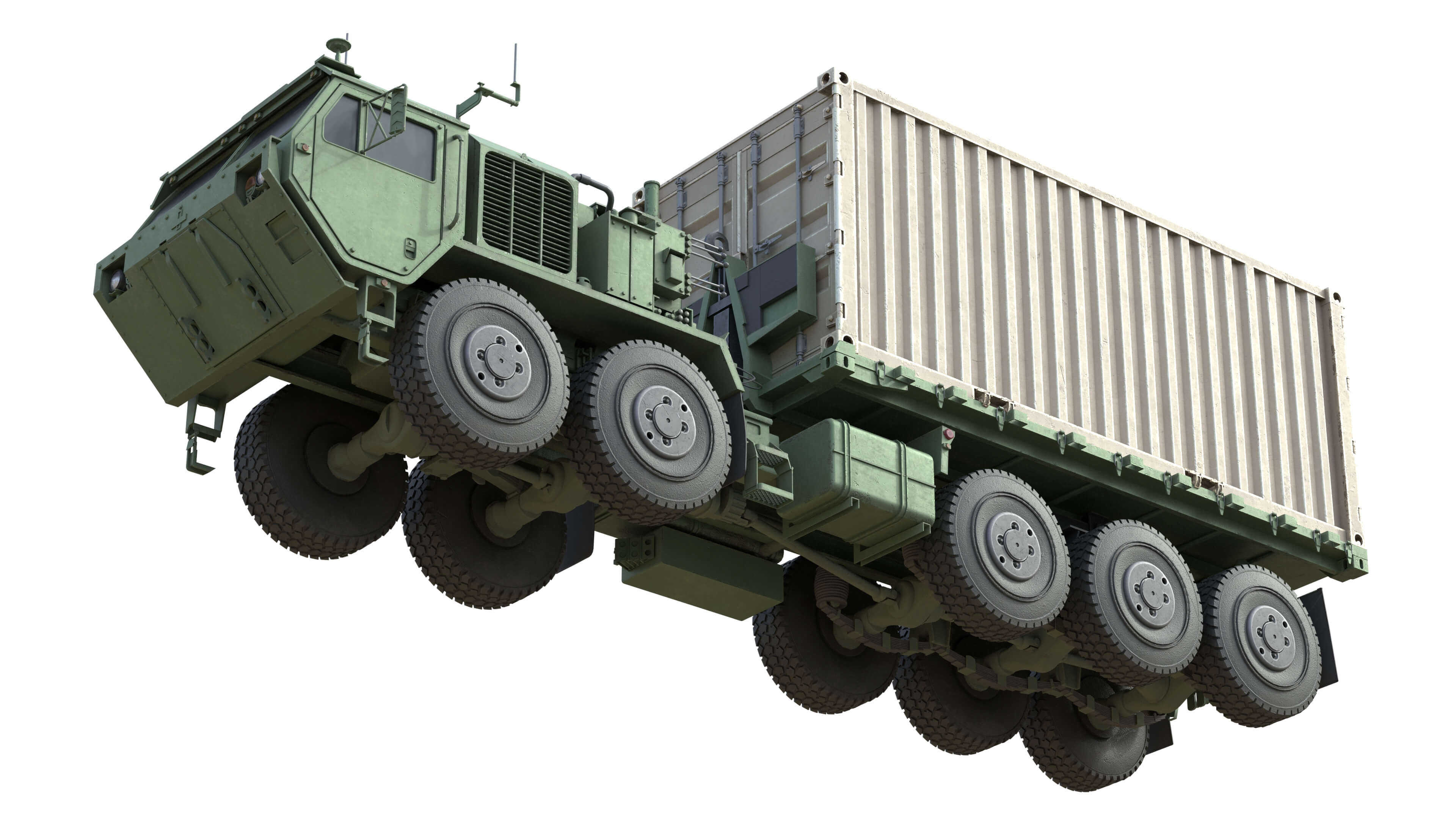 Oshkosh PLS A1 M1074A1 Container Truck - 3D Model by 3dstudio