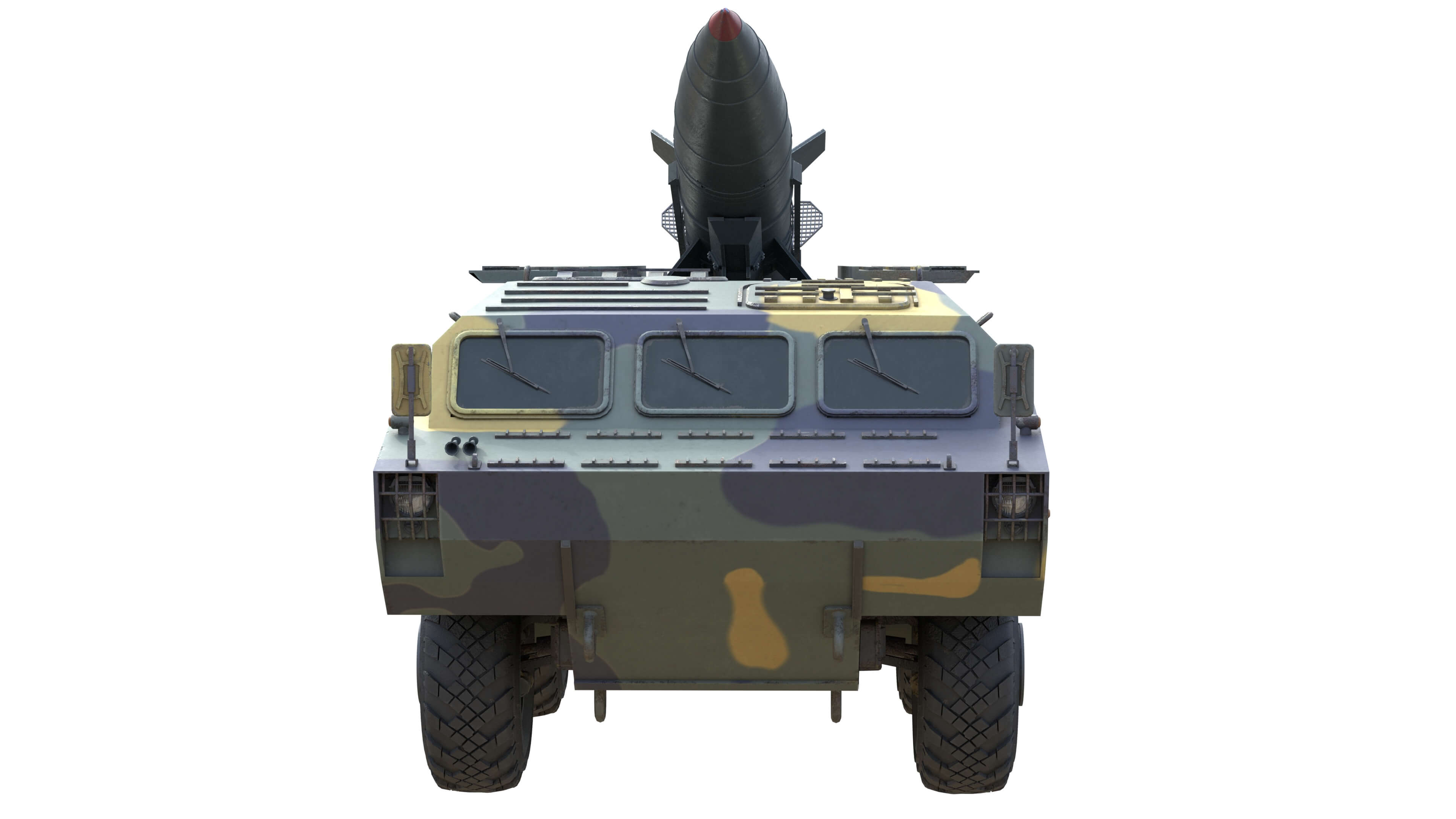 Otr 21 Tochka Tactical Ballistic Missile - 3D Model by 3dstudio