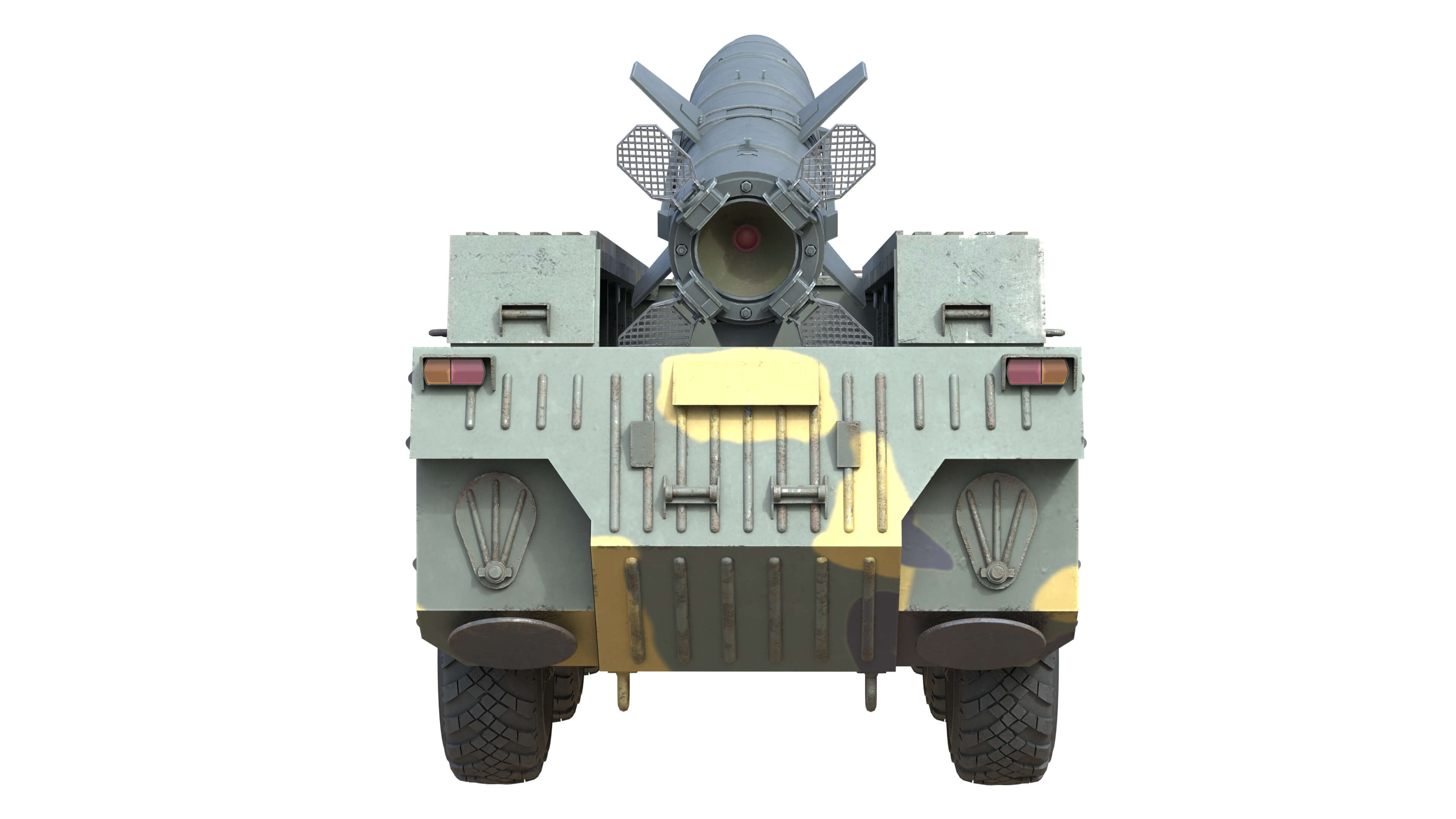 Otr 21 Tochka Tactical Ballistic Missile - 3D Model by 3dstudio