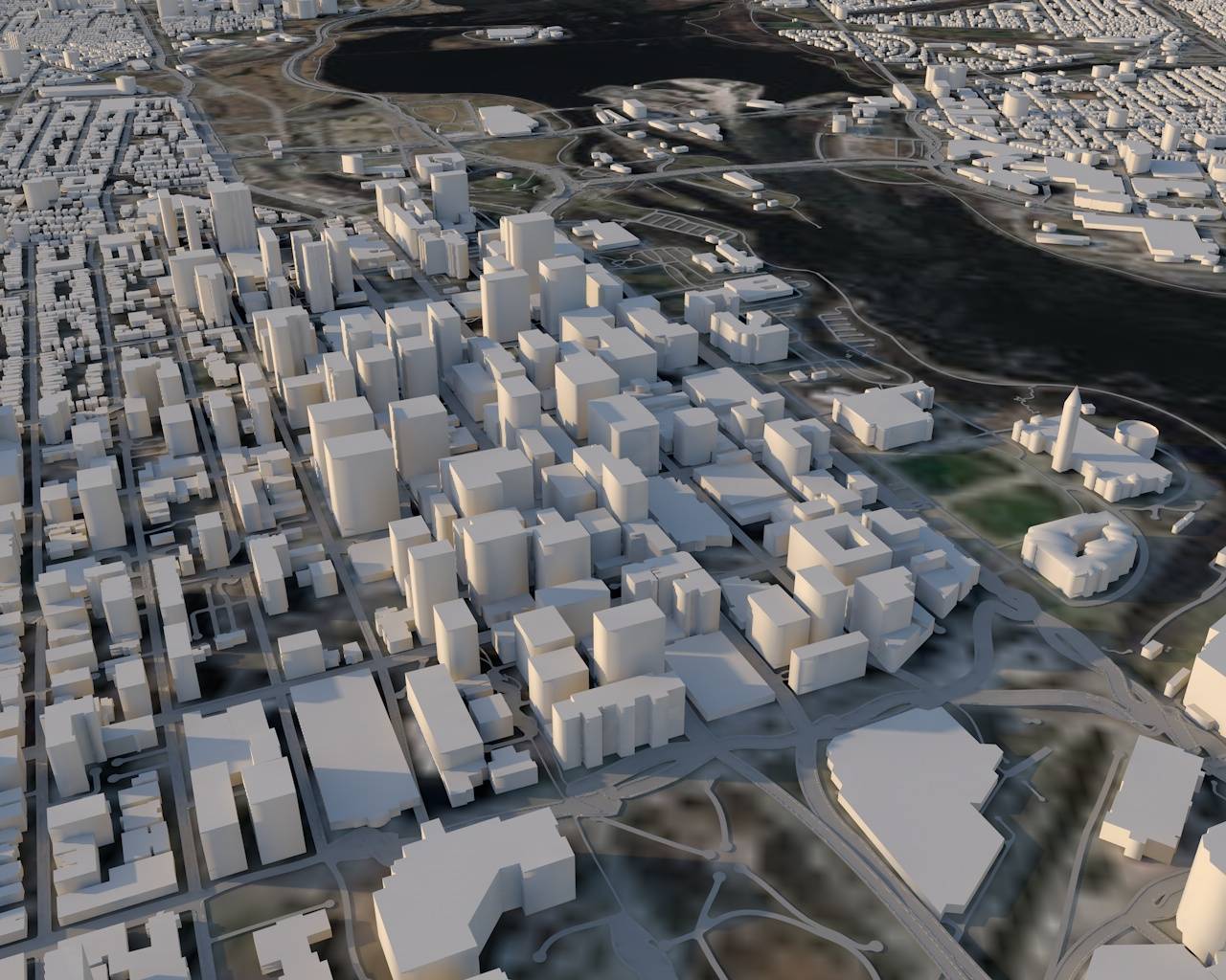 Ottawa Canada - 3D Model by 3dstudio