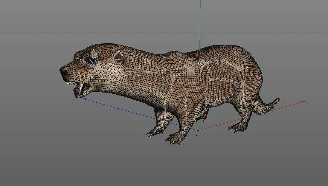 Otter - 3D Model by 3dstudio