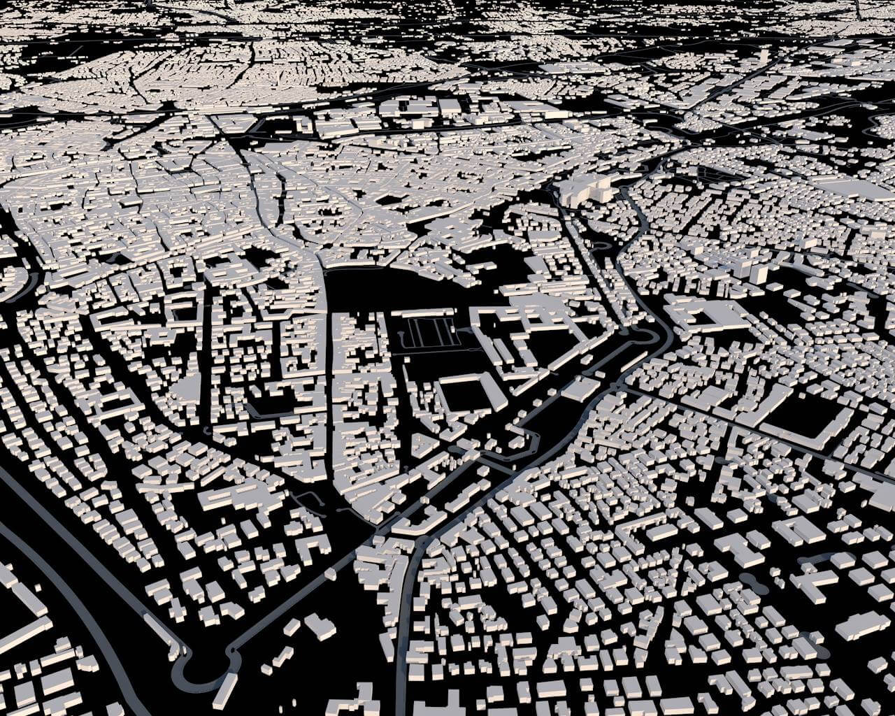 Padua Italy - 3D Model by 3dstudio