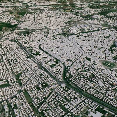 Padua Italy - 3D Model by 3dstudio