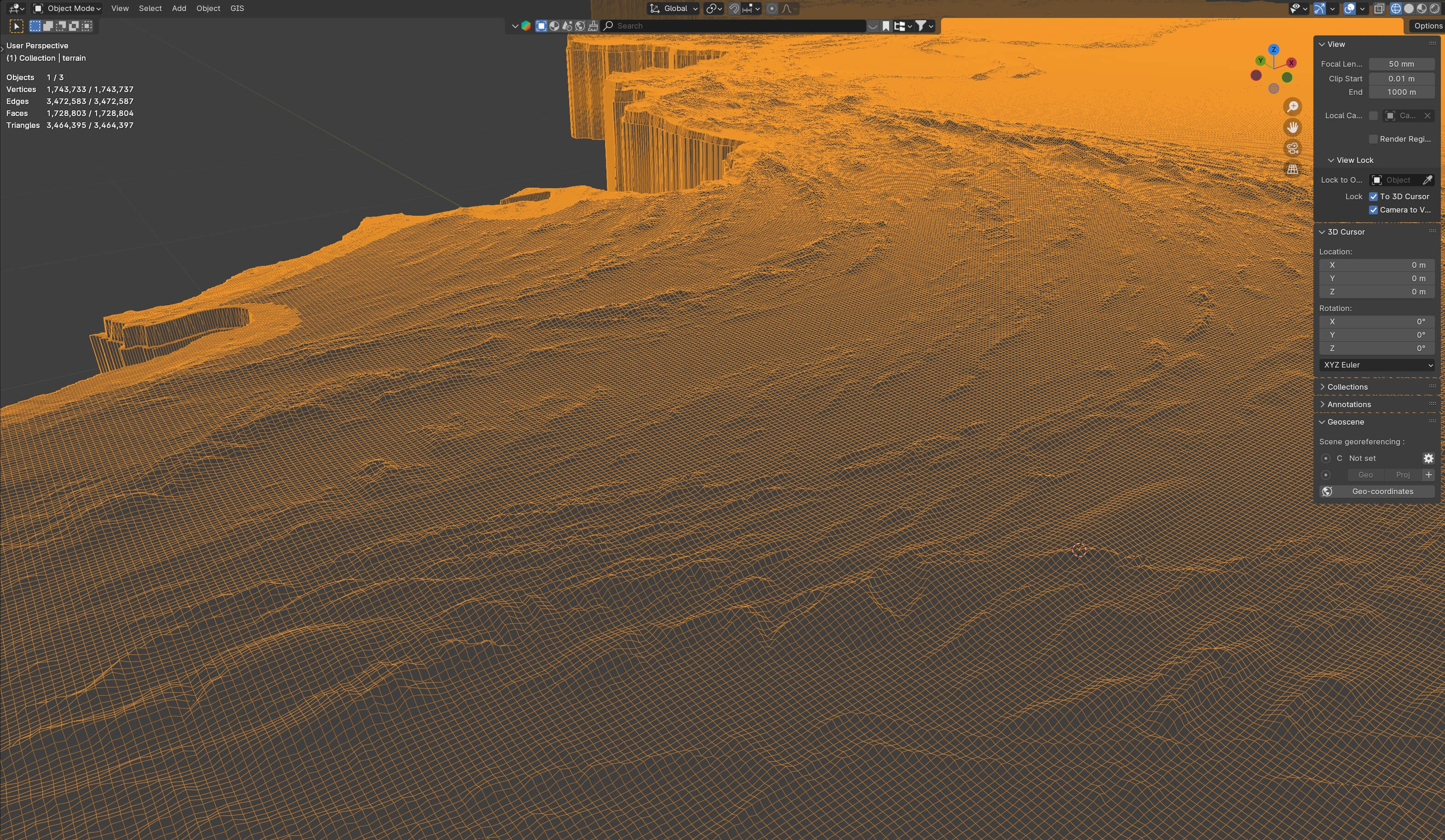 Pakistan Terrain Map - 3D Model by 3dstudio
