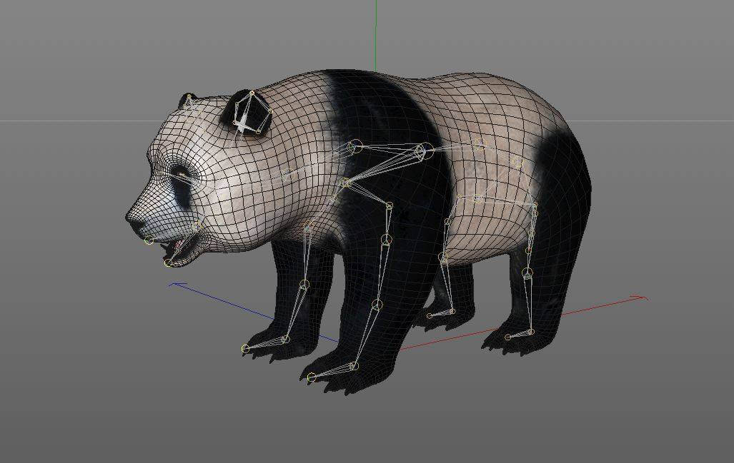 Panda - 3D Model by 3dstudio