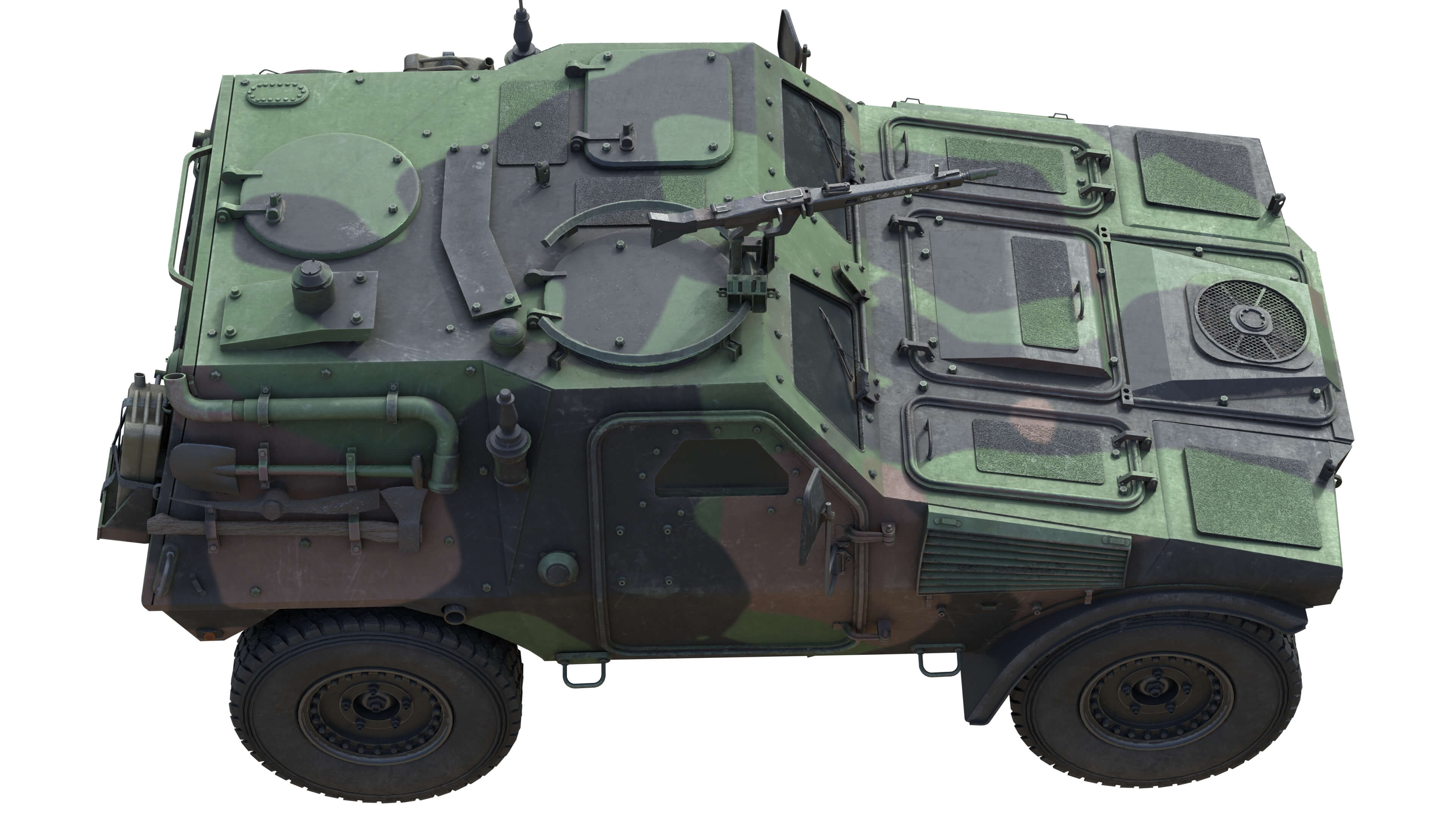 Panhard General Defense Vehicle - 3D Model by 3dstudio