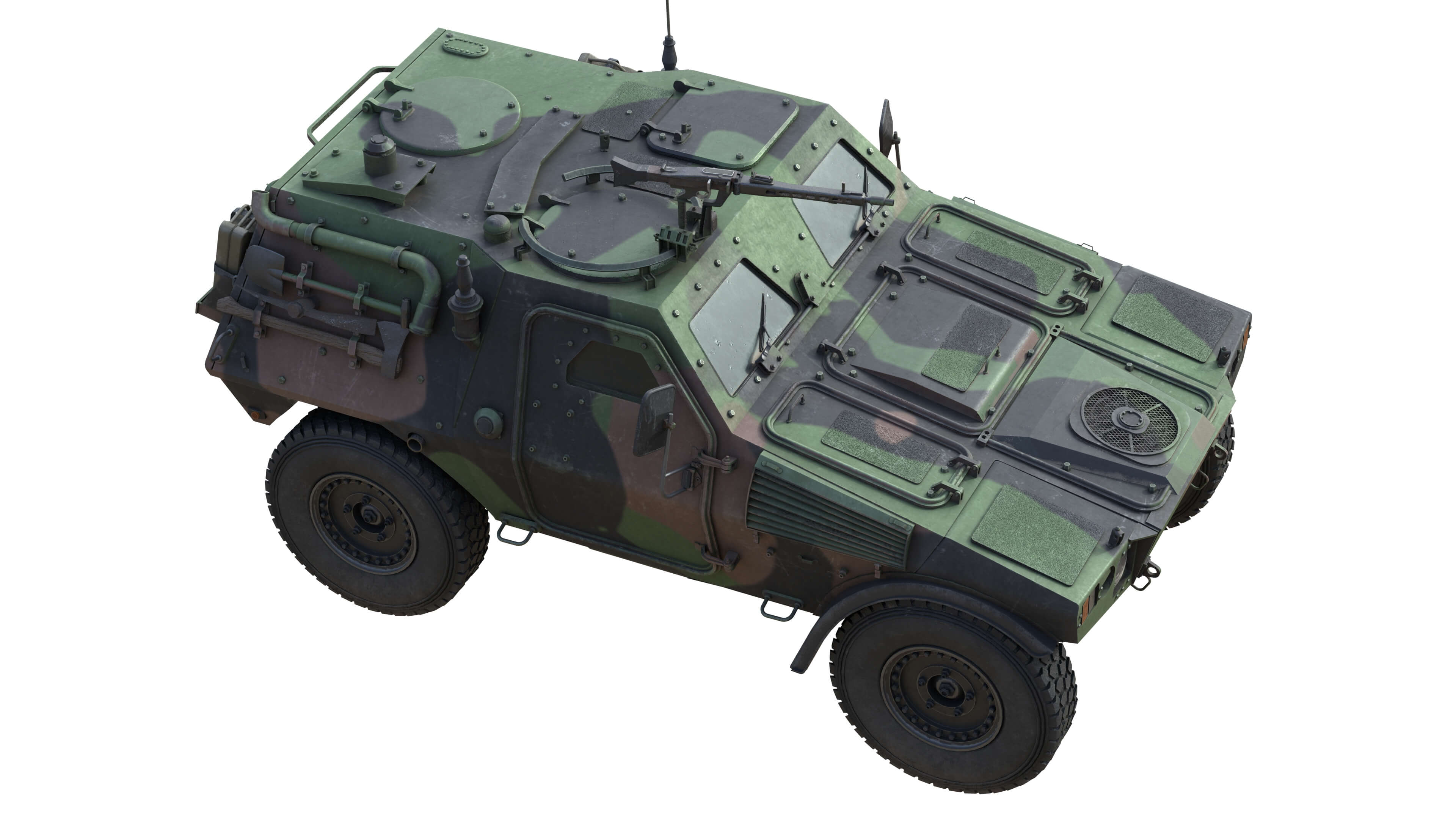 Panhard General Defense Vehicle - 3D Model by 3dstudio