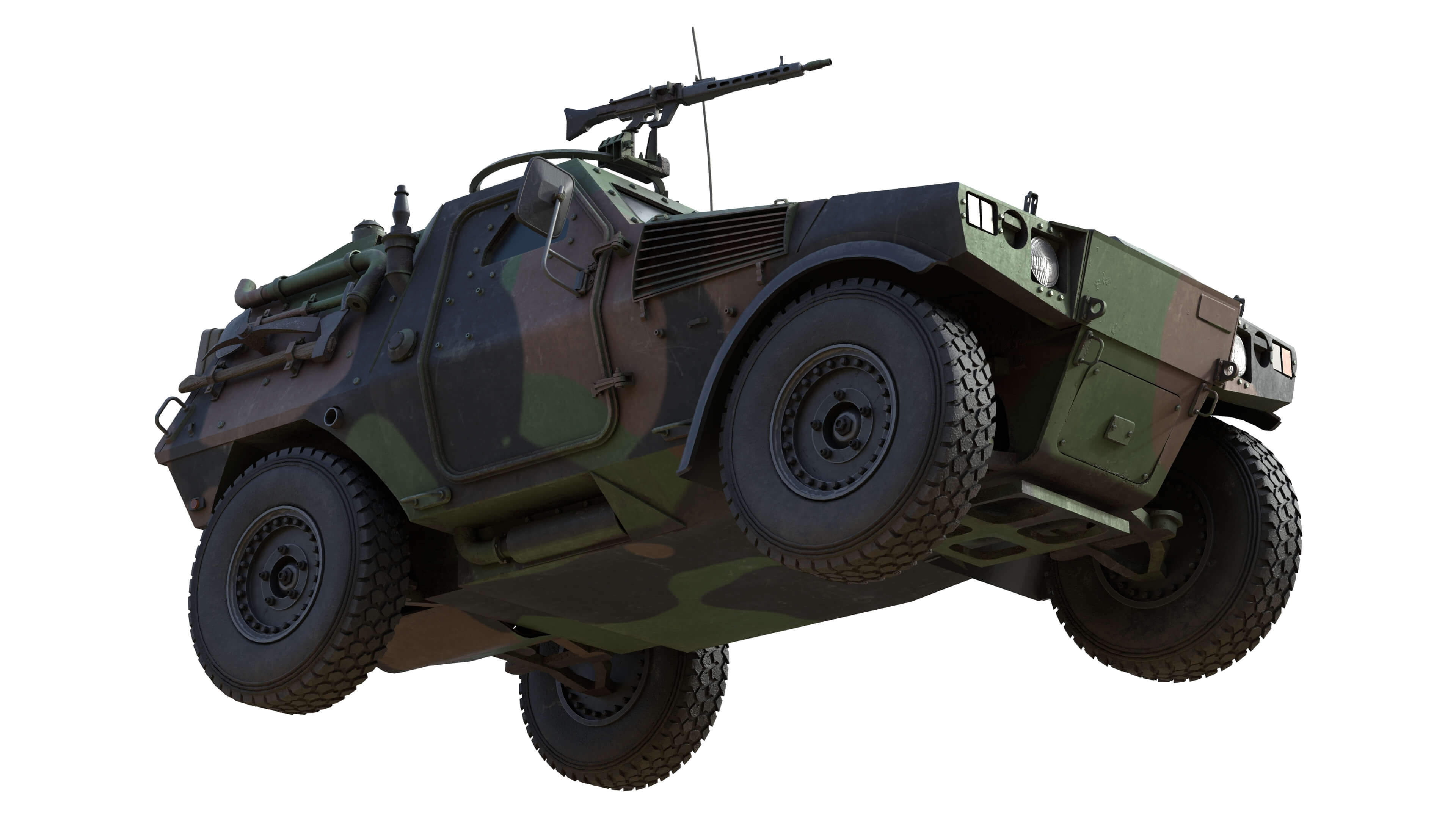 Panhard General Defense Vehicle - 3D Model by 3dstudio