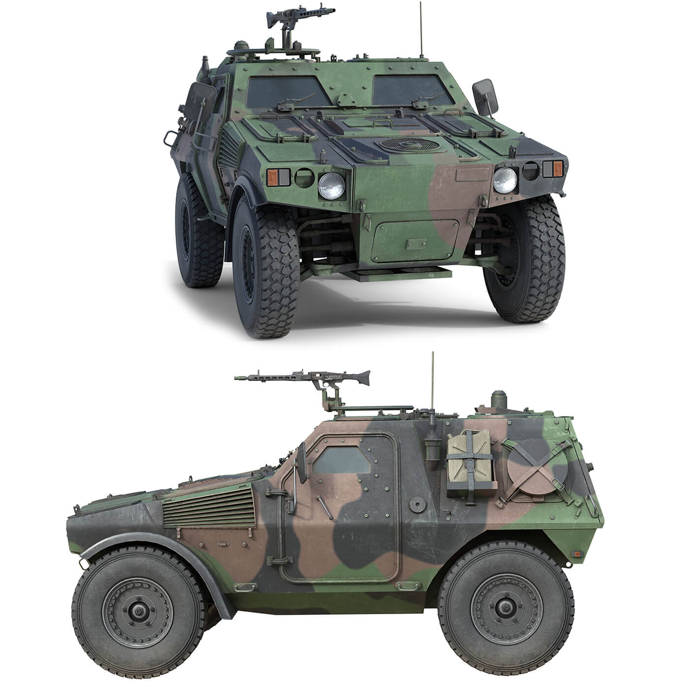 Panhard General Defense Vehicle - 3D Model by 3dstudio