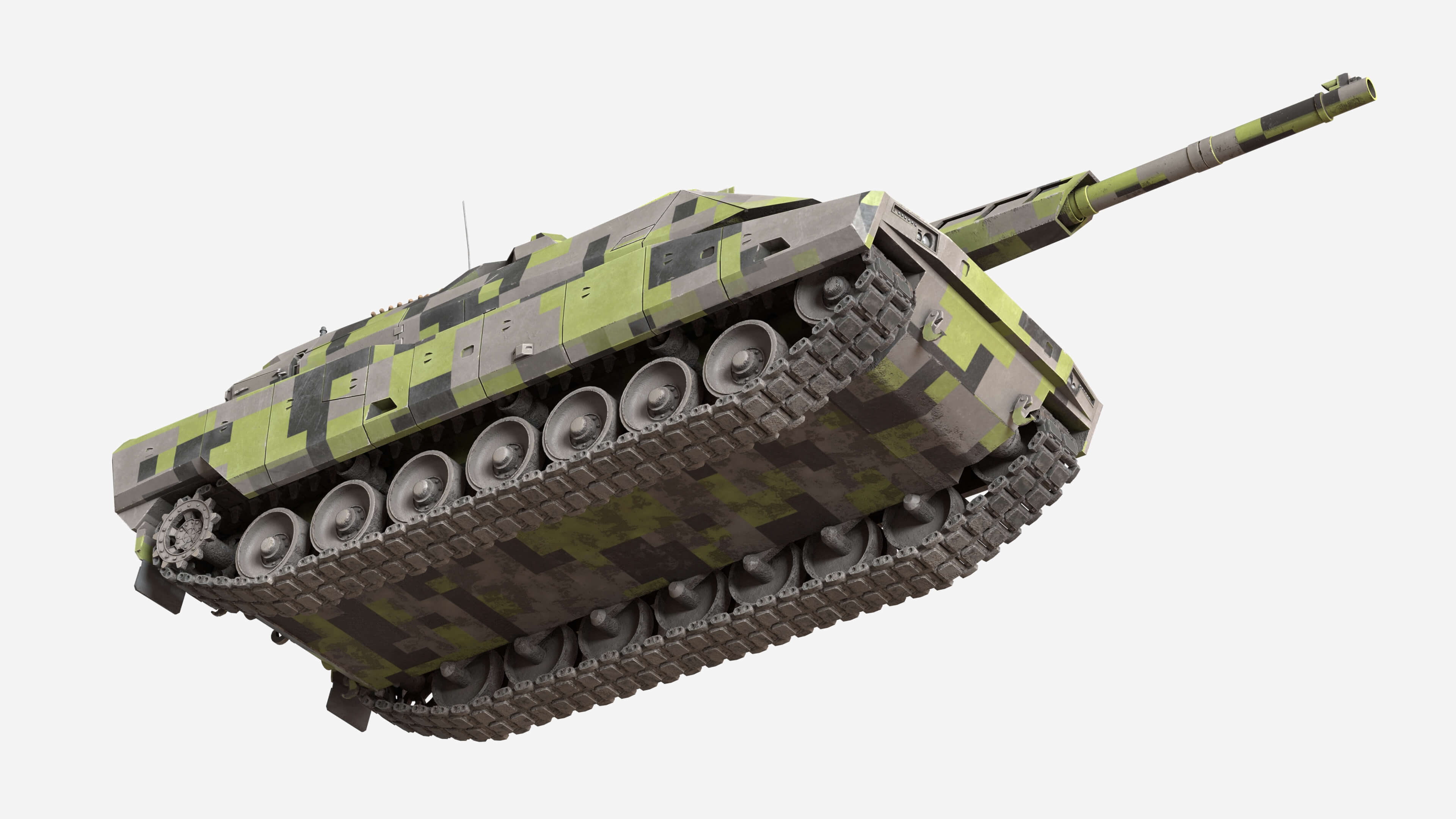 Panther KF51 Main Battle Tank - 3D Model by 3dstudio