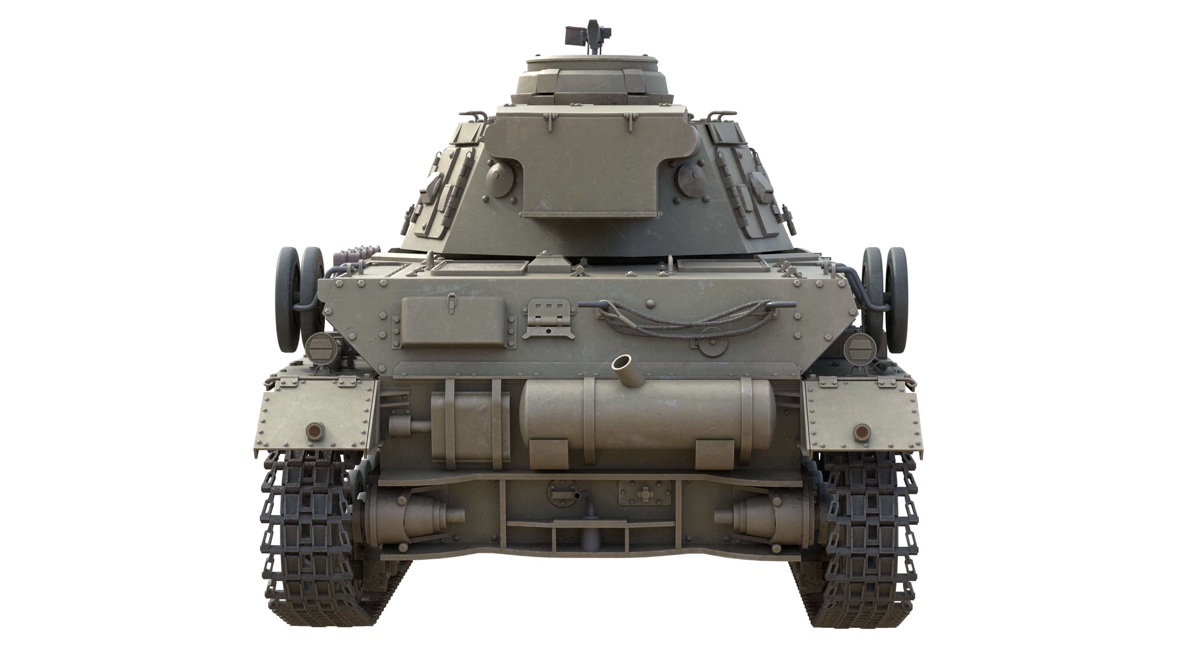 Panzer IV German Medium Tank - 3D Model by 3dstudio