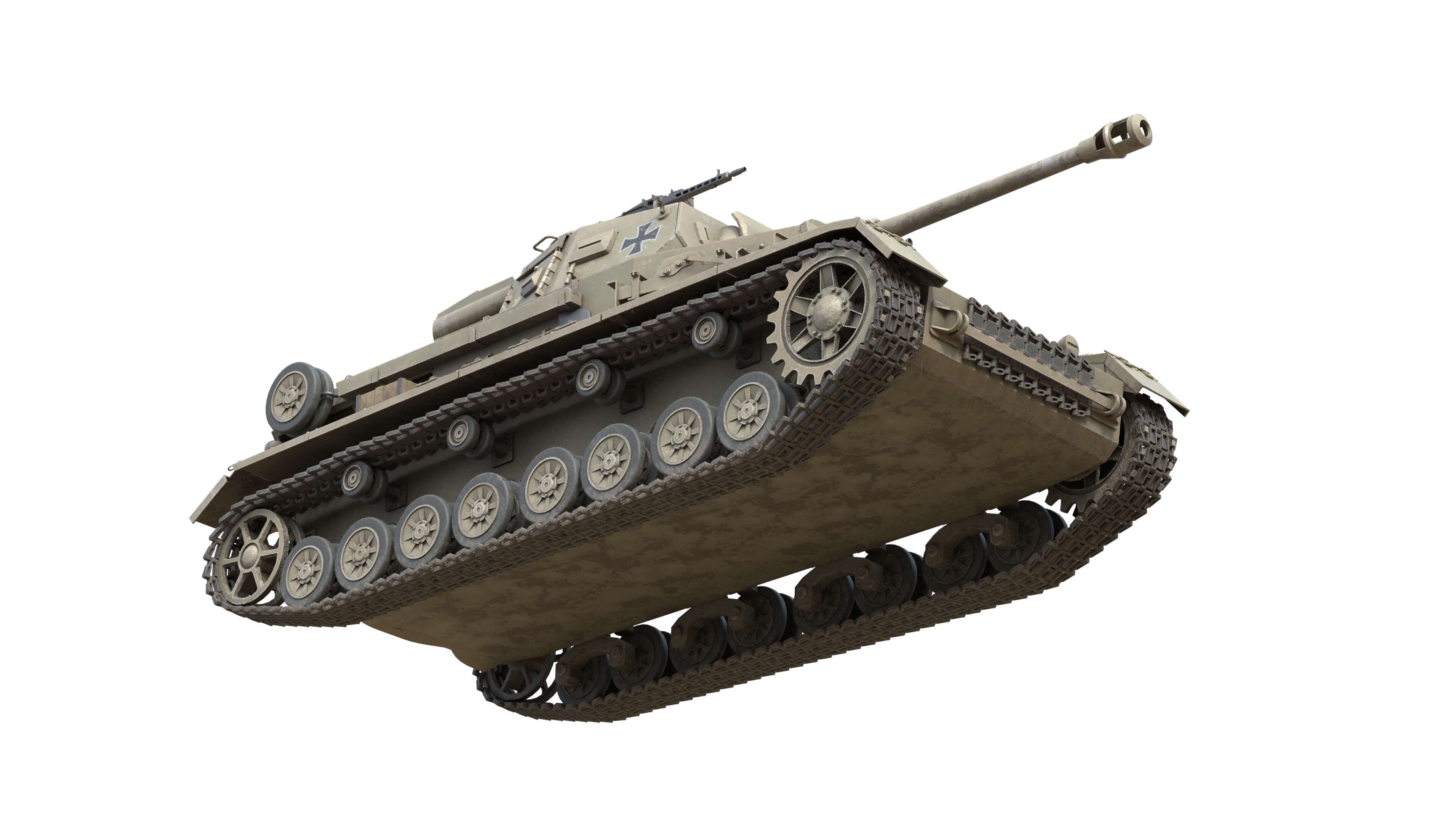Panzer IV German Medium Tank - 3D Model by 3dstudio