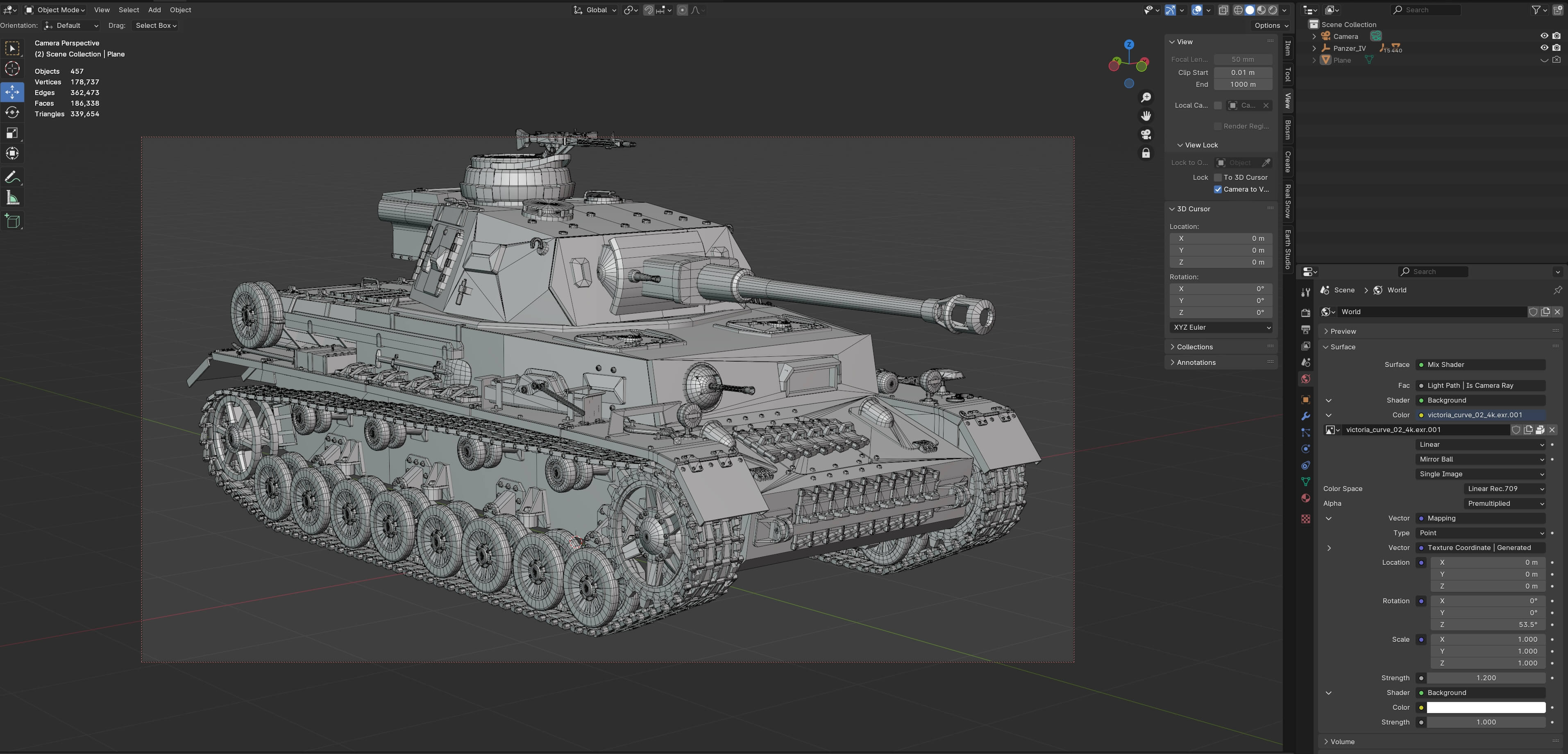 Panzer IV German Medium Tank - 3D Model by 3dstudio