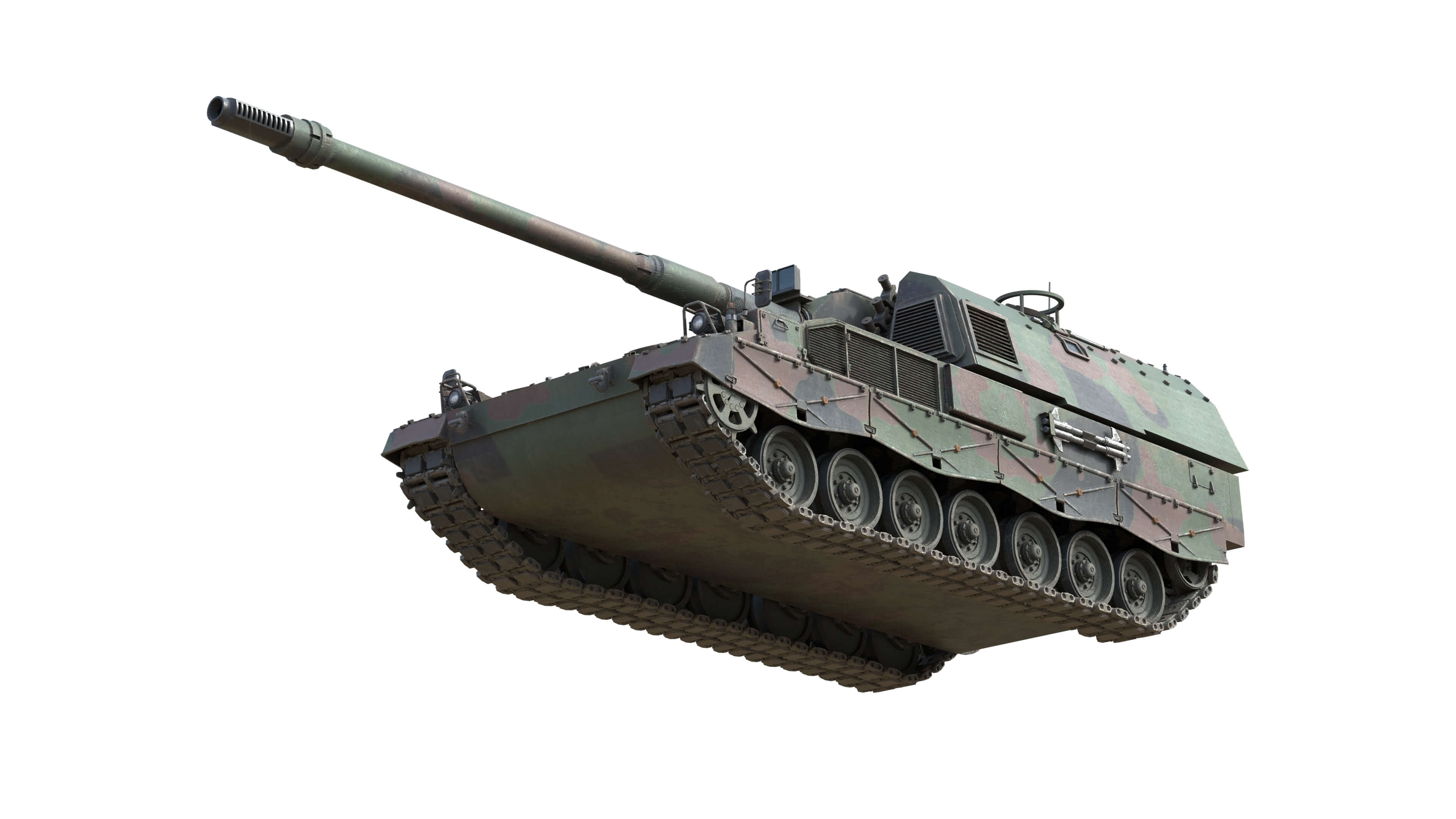 Panzerhaubitze 2000 Self Propelled Howitzer - 3D Model by 3dstudio