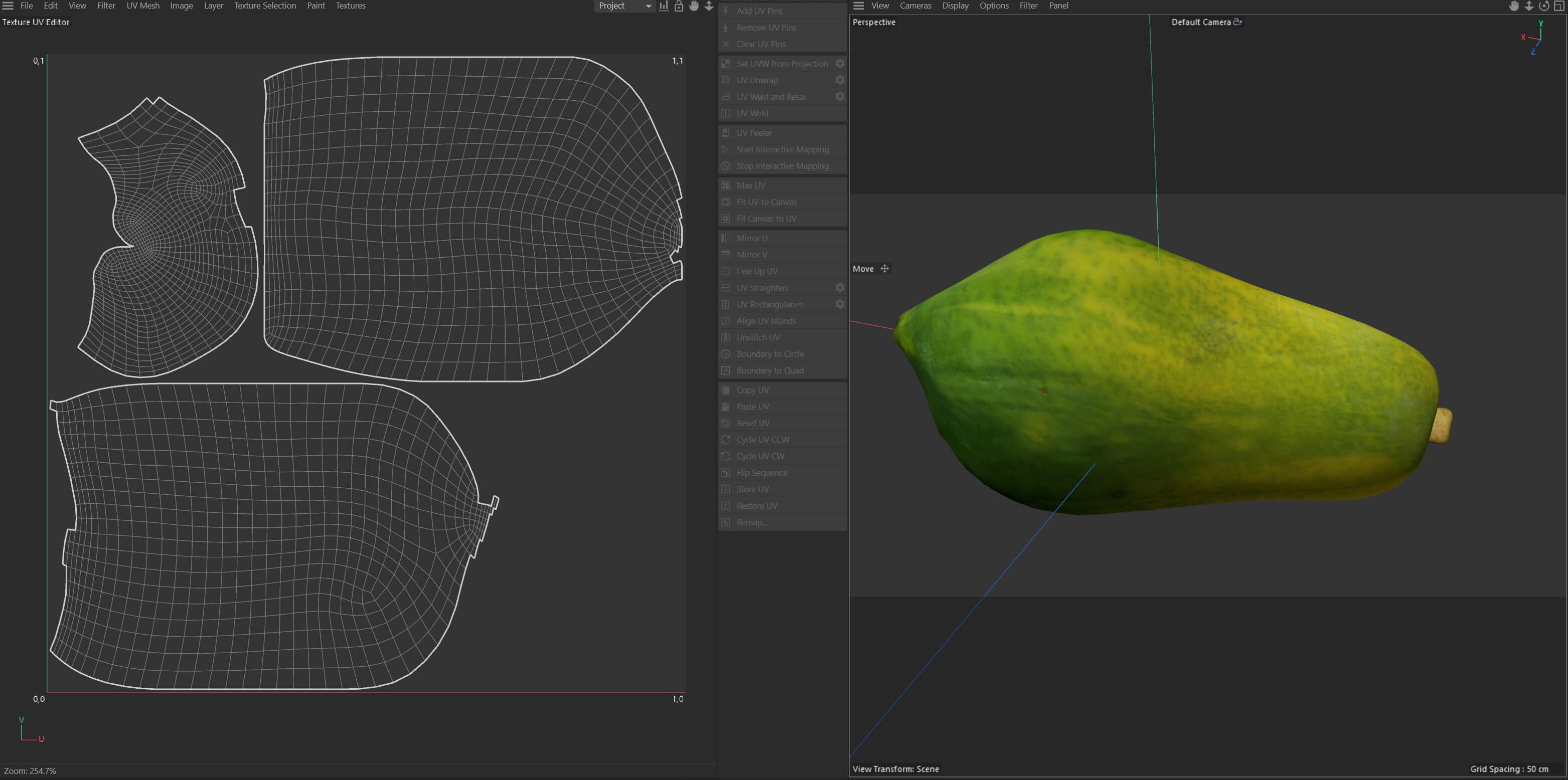 Papaya Full model by 3dstudio