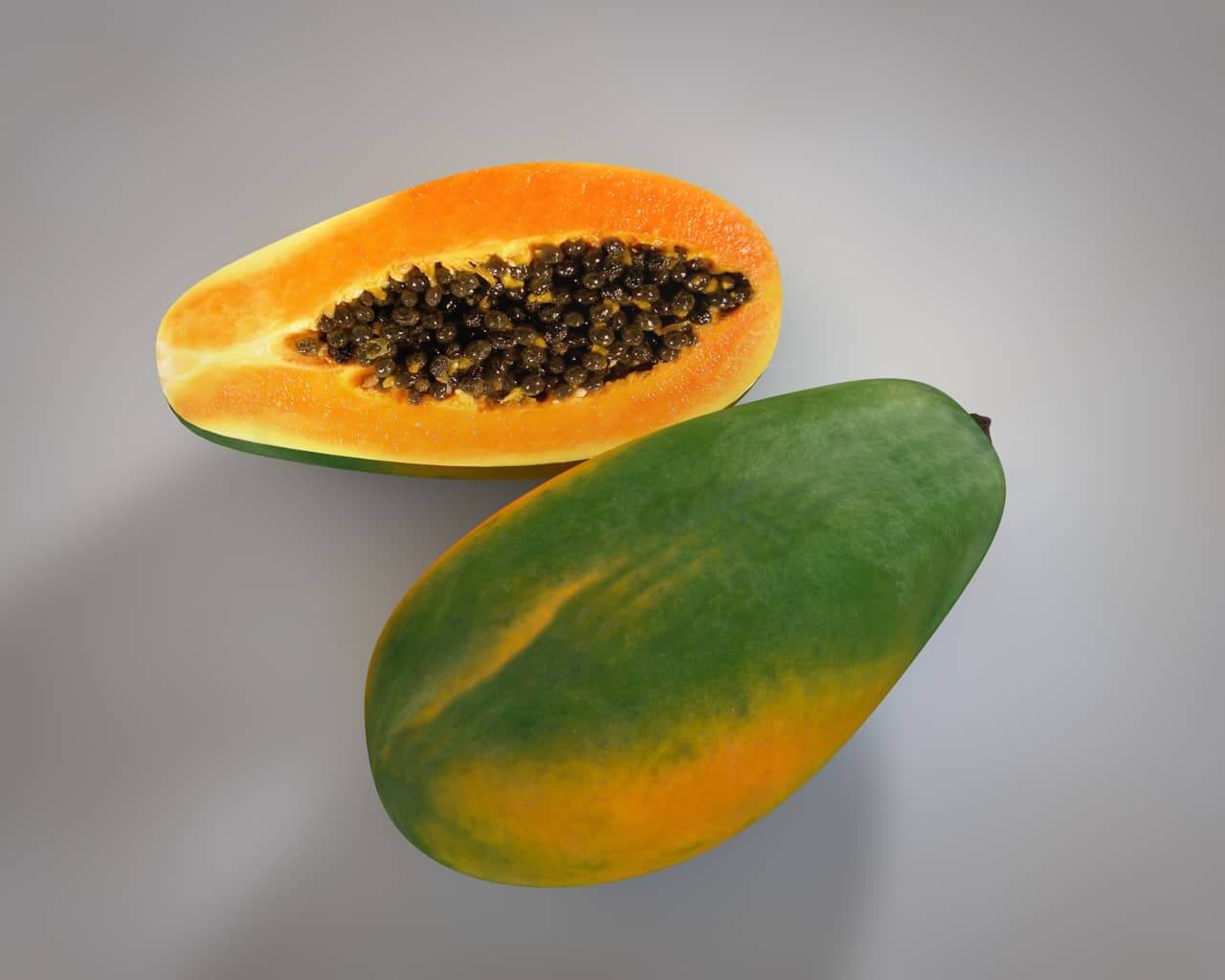 Papaya - 3D Model by 3dstudio