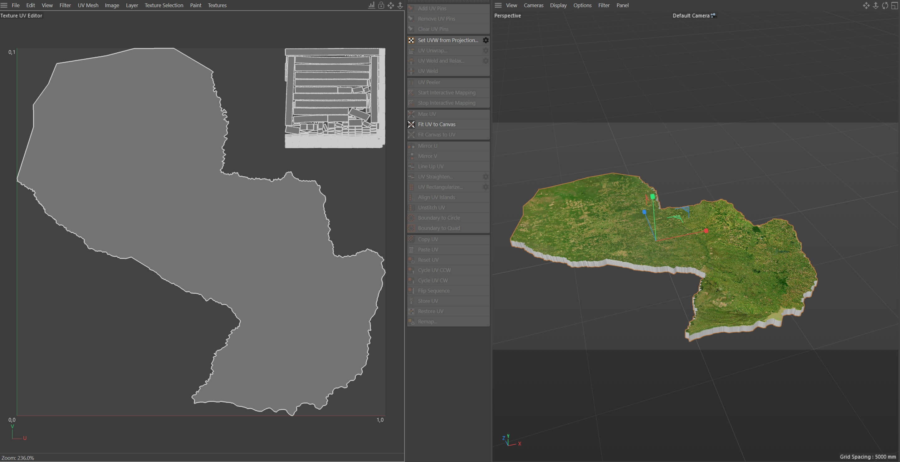 Paraguay Terrain Map - 3D Model by 3dstudio
