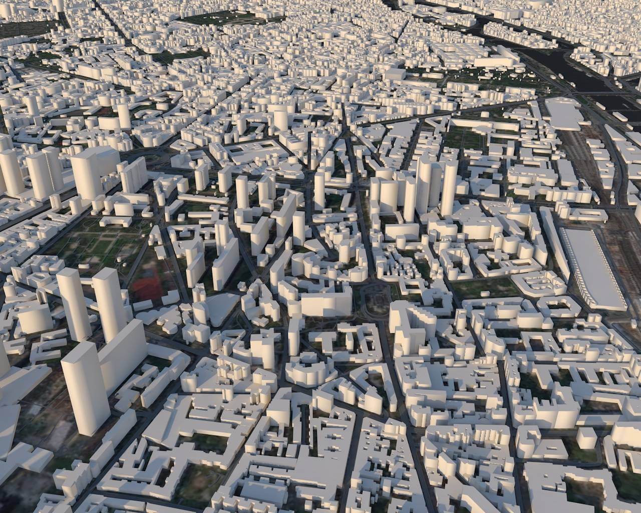 Paris France - 3D Model by 3dstudio