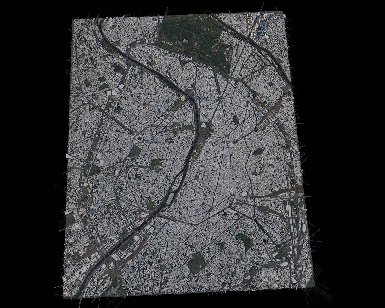 Paris France - 3D Model by 3dstudio