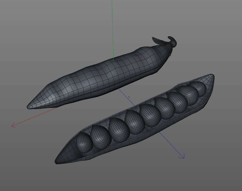 Peas - 3D Model by 3dstudio