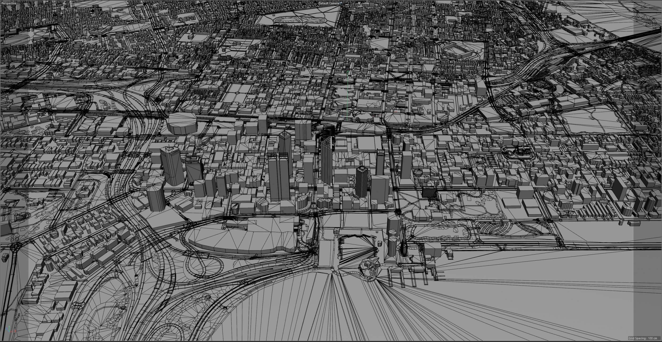 Perth City Australia 80km - 3D Model by 3dstudio