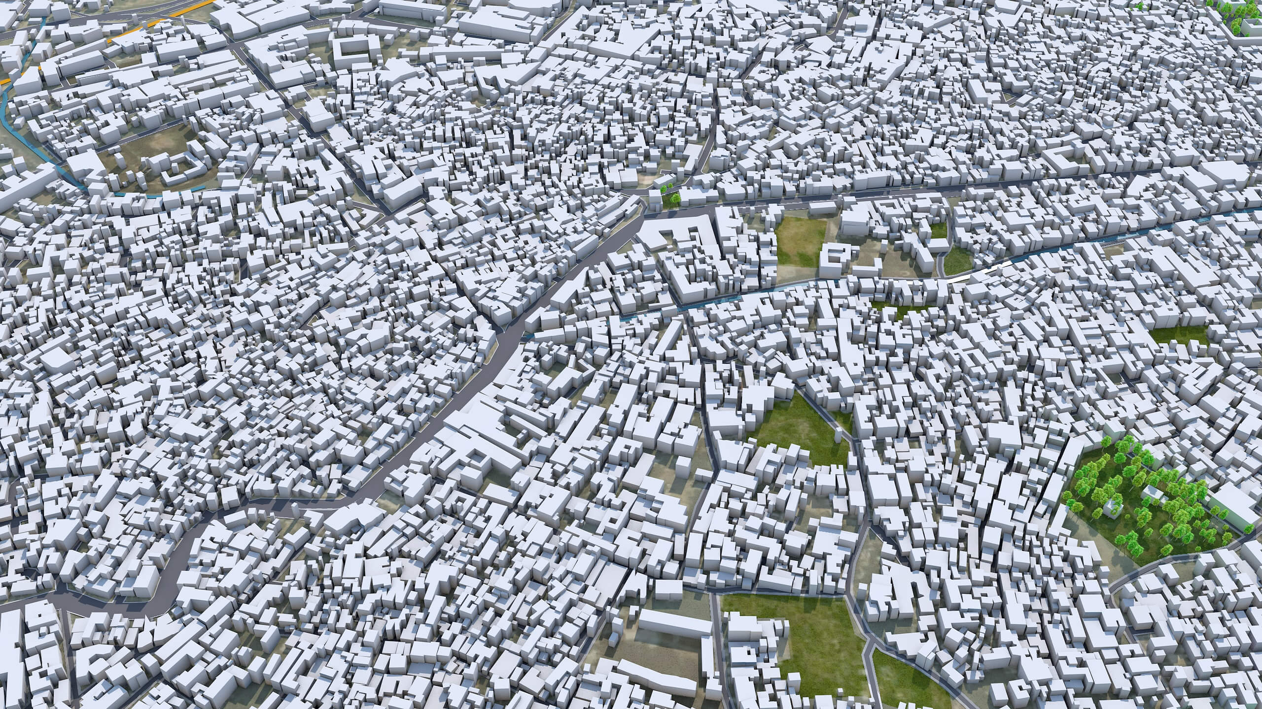 Peshawar City Pakistan 3D Model 30km by 3dstudio