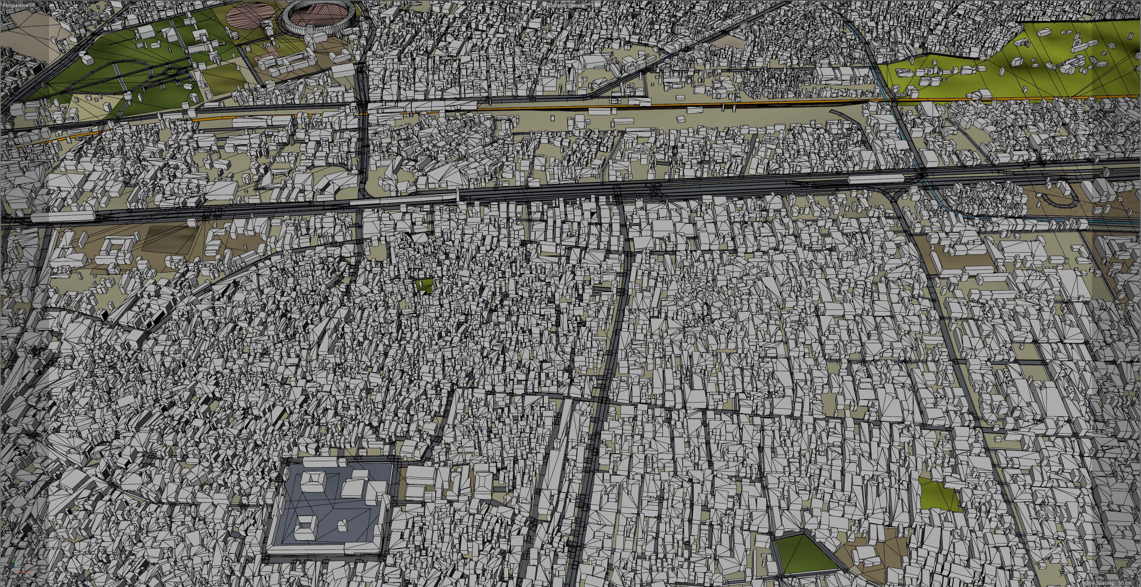 Peshawar City Pakistan 3D Model 30km by 3dstudio