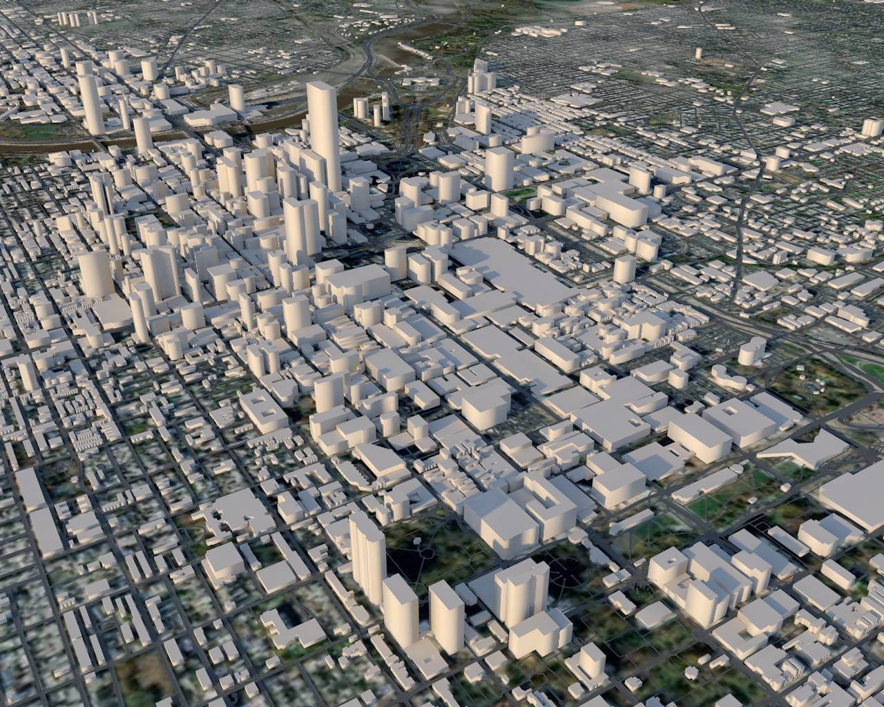 Philadelphia Pennsylvania - 3D Model by 3dstudio