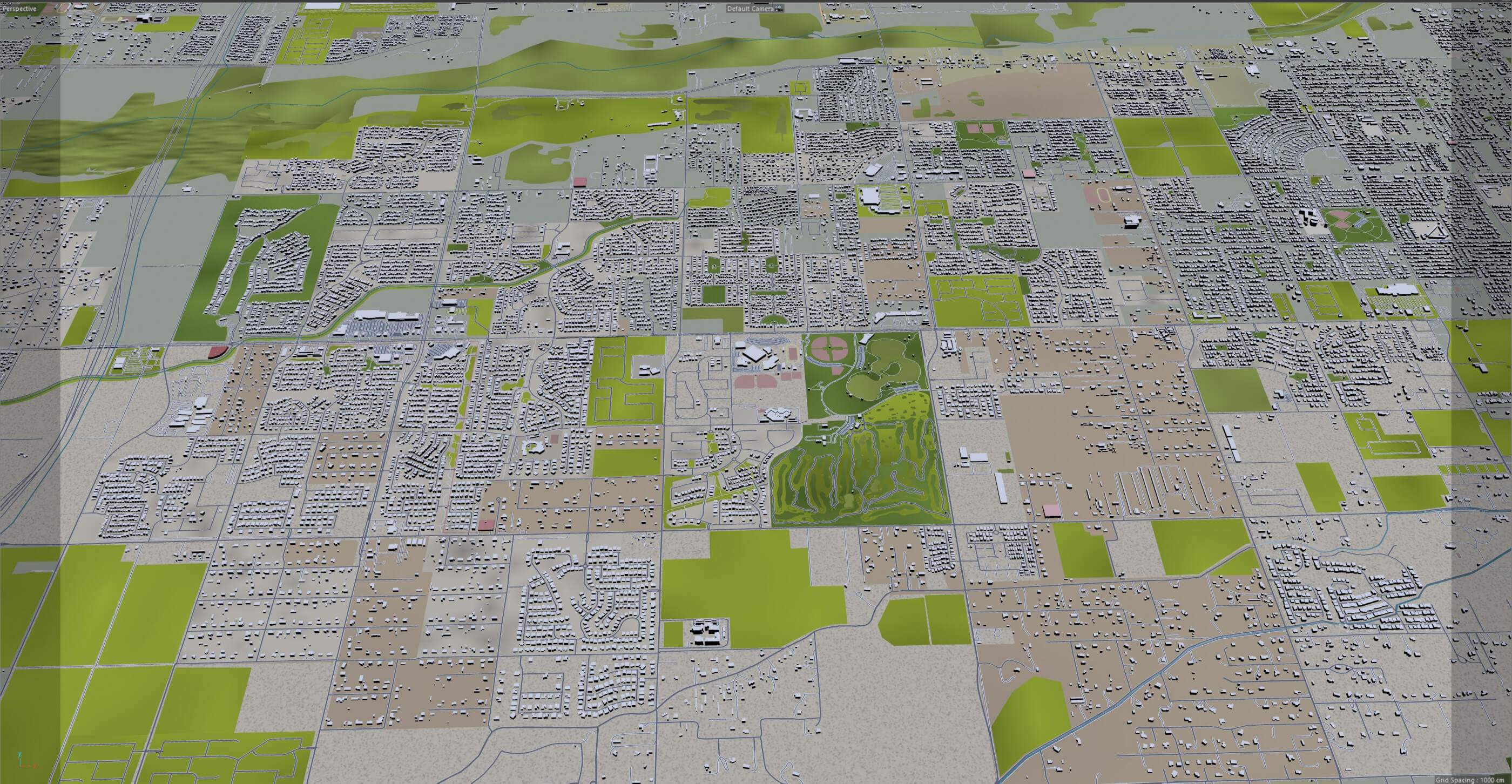 Phoenix Arizona 80km - 3D Model by 3dstudio