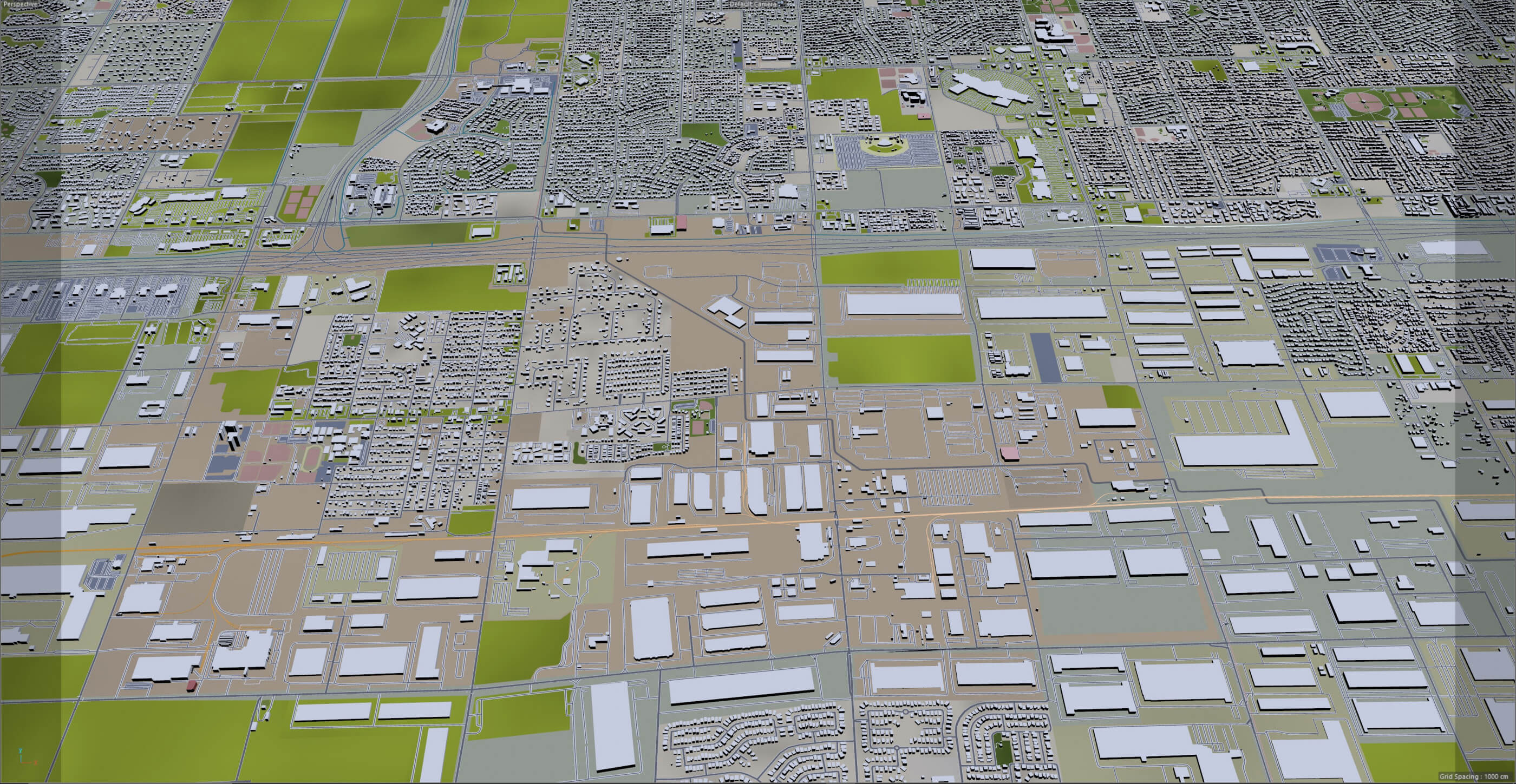 Phoenix Arizona 80km - 3D Model by 3dstudio