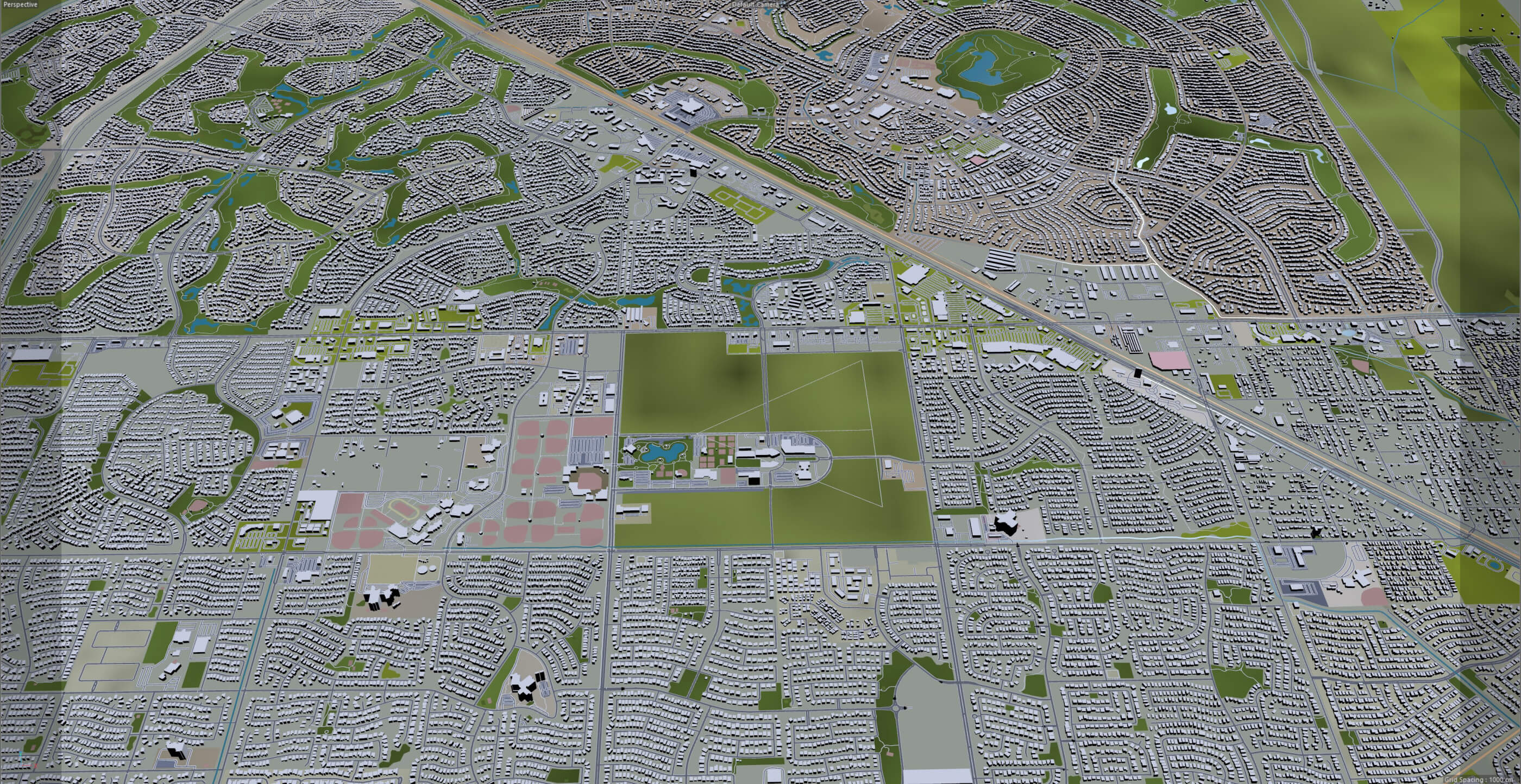 Phoenix Arizona 80km - 3D Model by 3dstudio